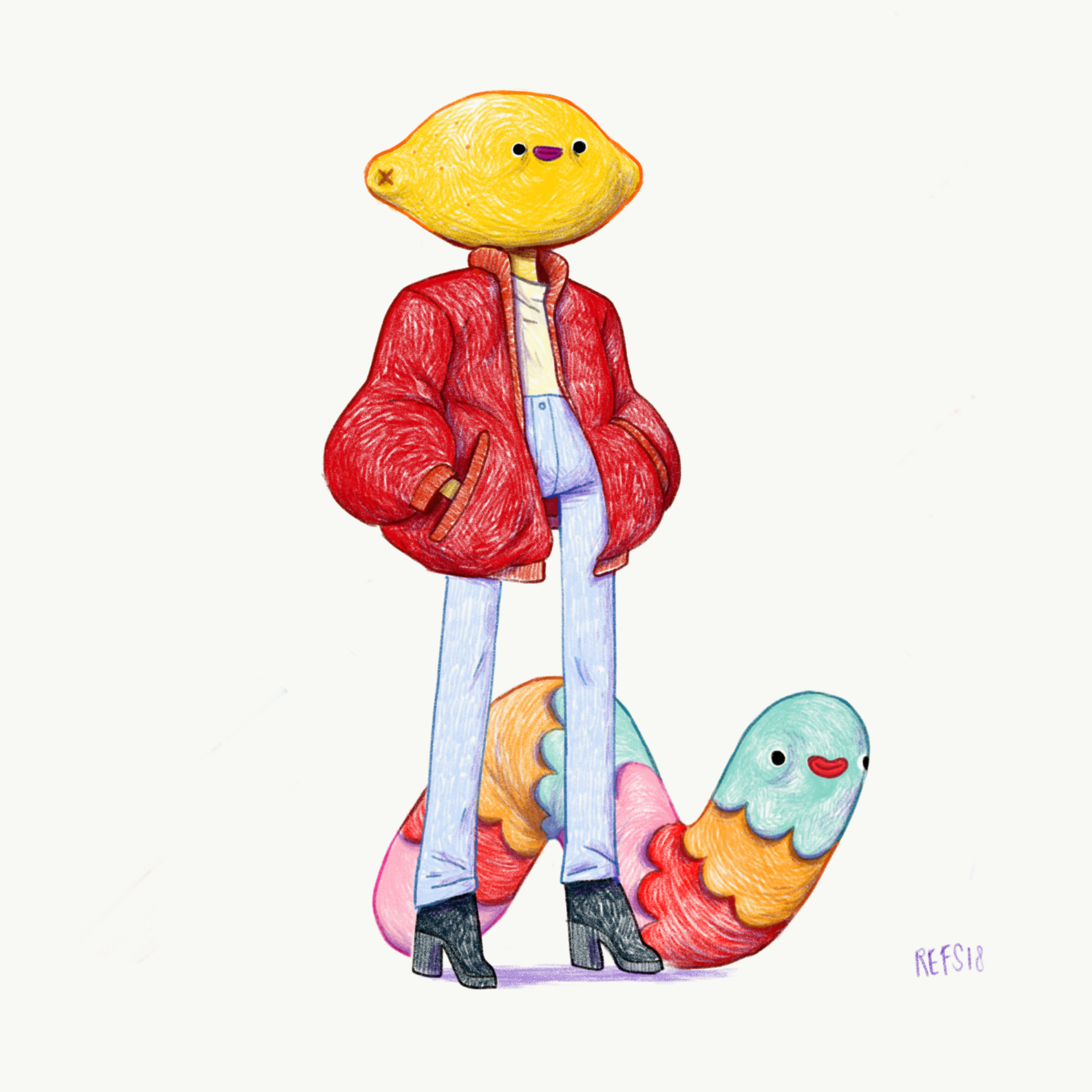 ArtStation - Lemonhead & Dog