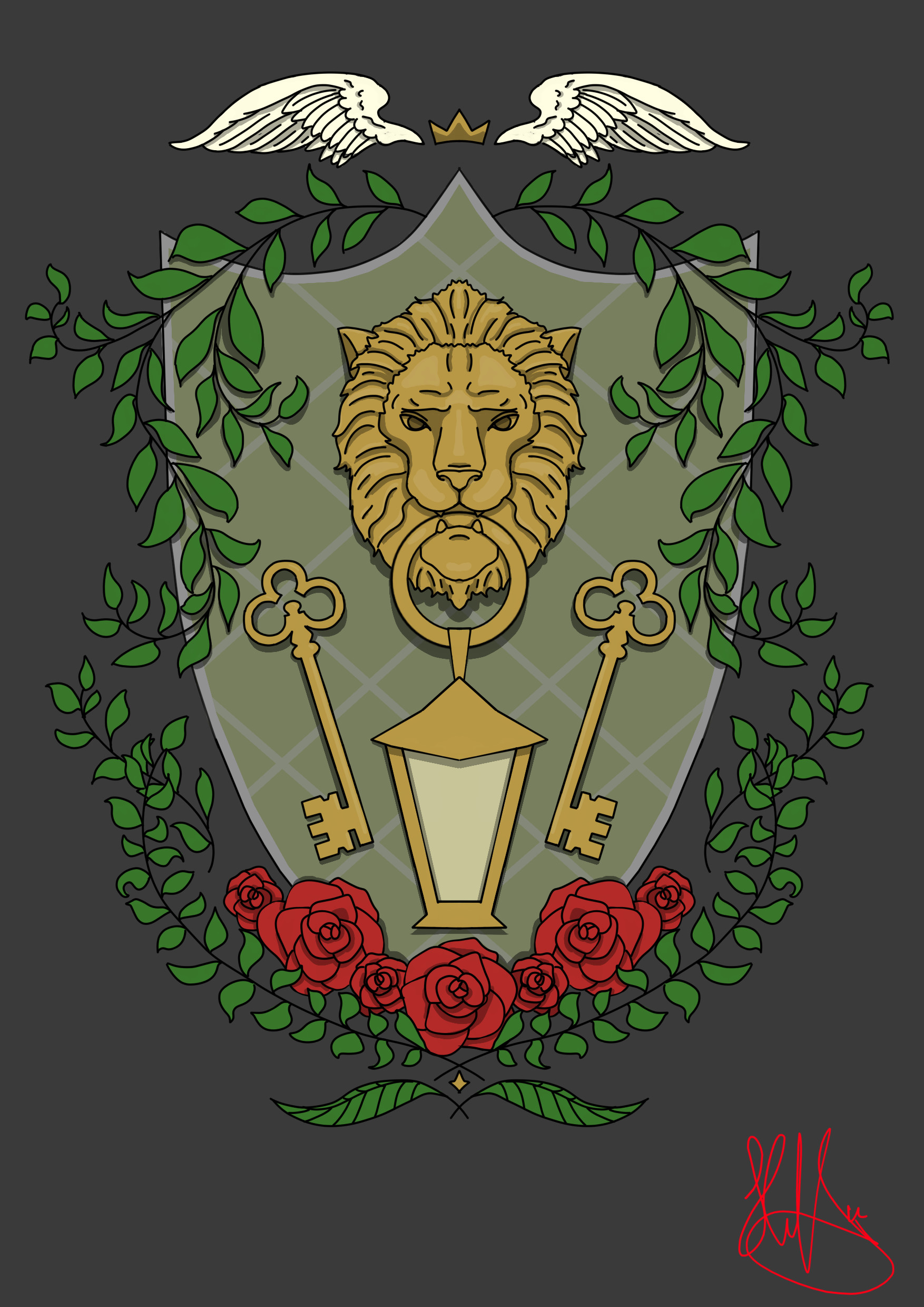 ArtStation - Thames Family Crest