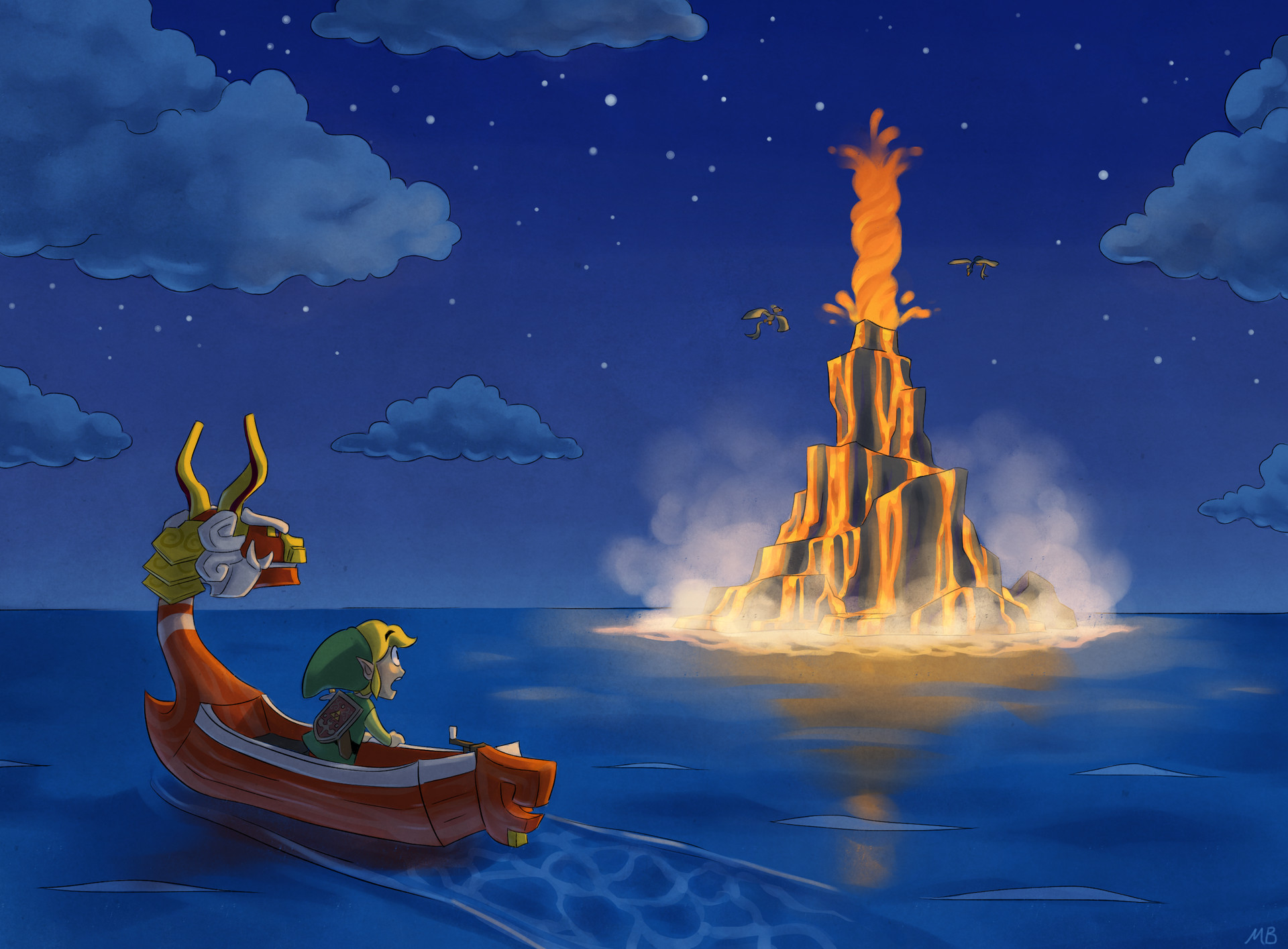 Megan Breiter - Illustration Series - Legend of Zelda: Wind Waker