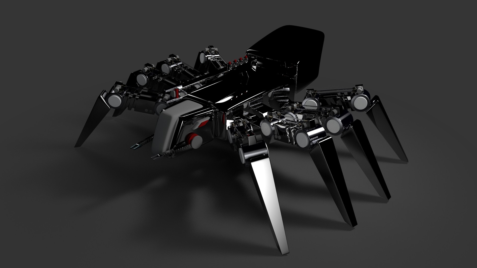 ArtStation - Robotic Insect Model - Modelling 01