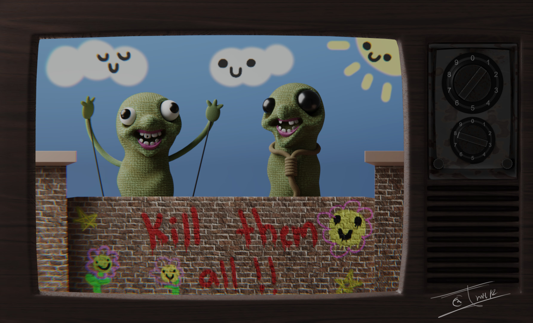 ArtStation - Macabre Children TV Show