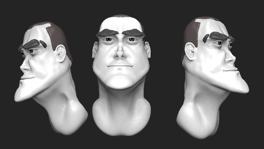 ArtStation - Сartoon character head