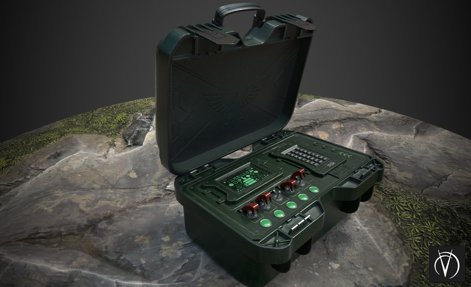 ArtStation - SCI-FI-BOX MILITARY RADIO