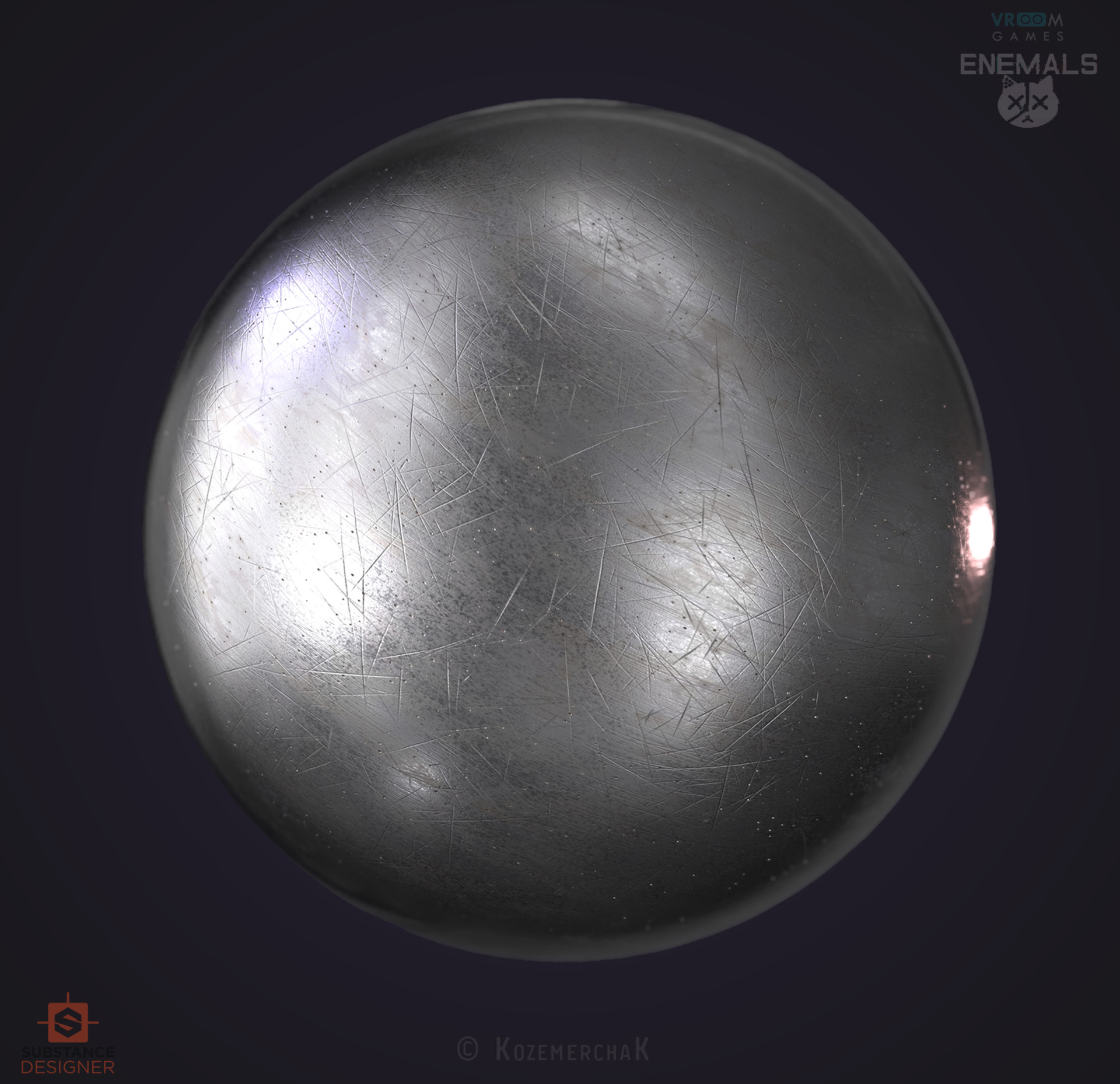ArtStation - Metal materials pack