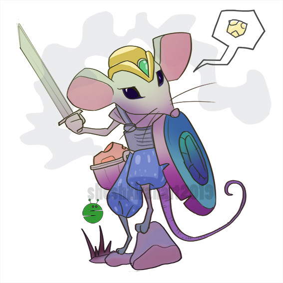 ArtStation - Mouse warrior