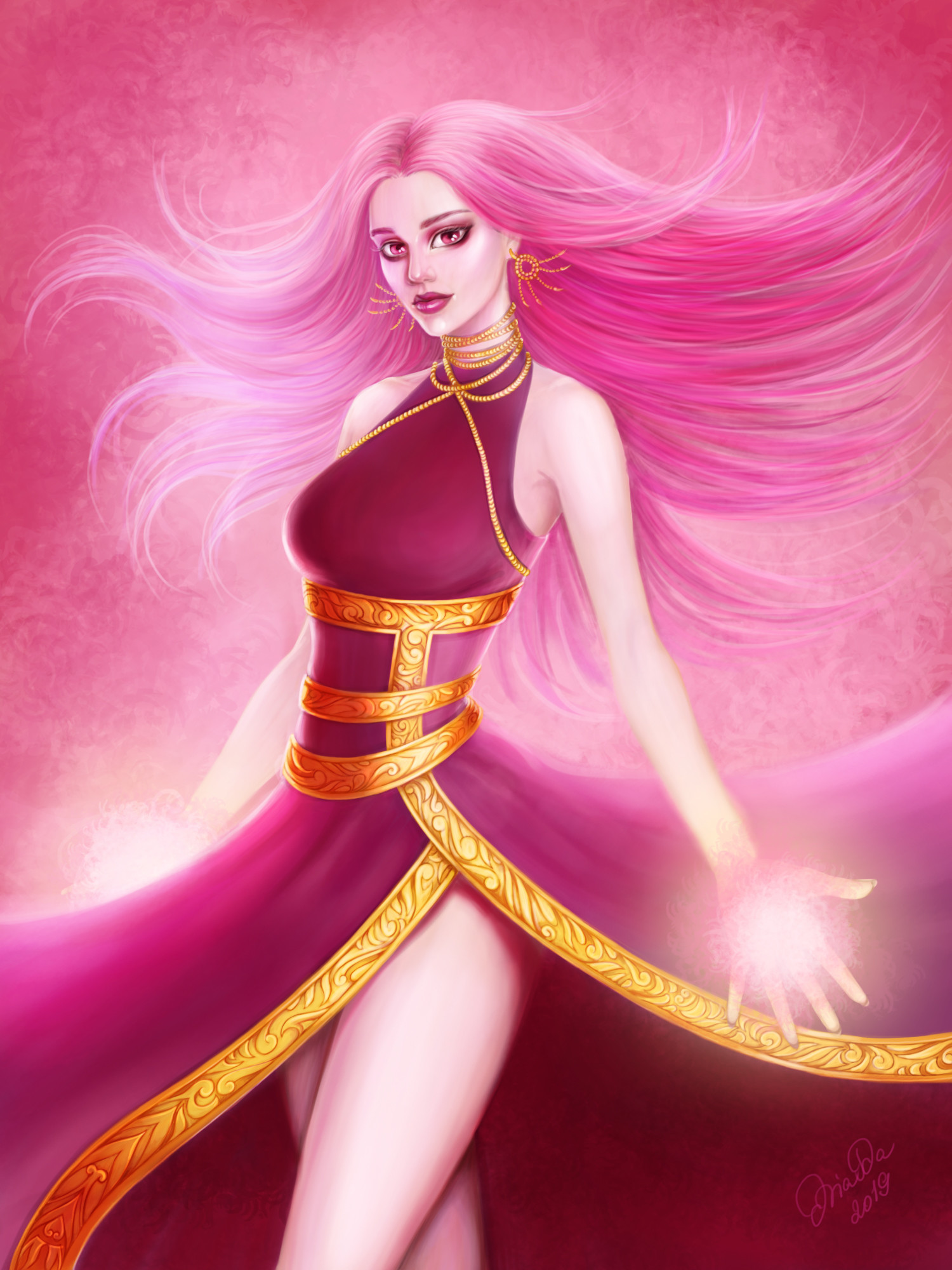 ArtStation - Pink magic