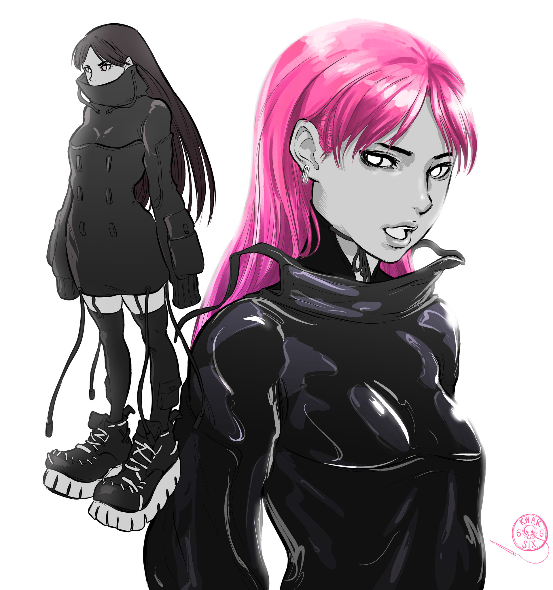 ArtStation - pink hair