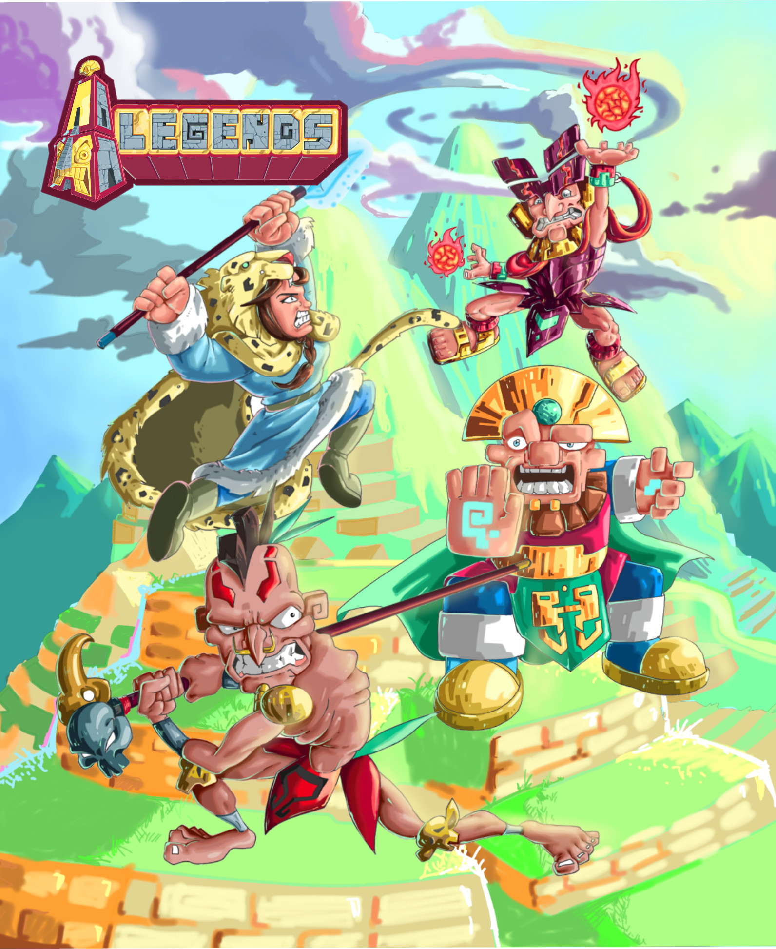 ArtStation - A-LEGENDS: videogame of America