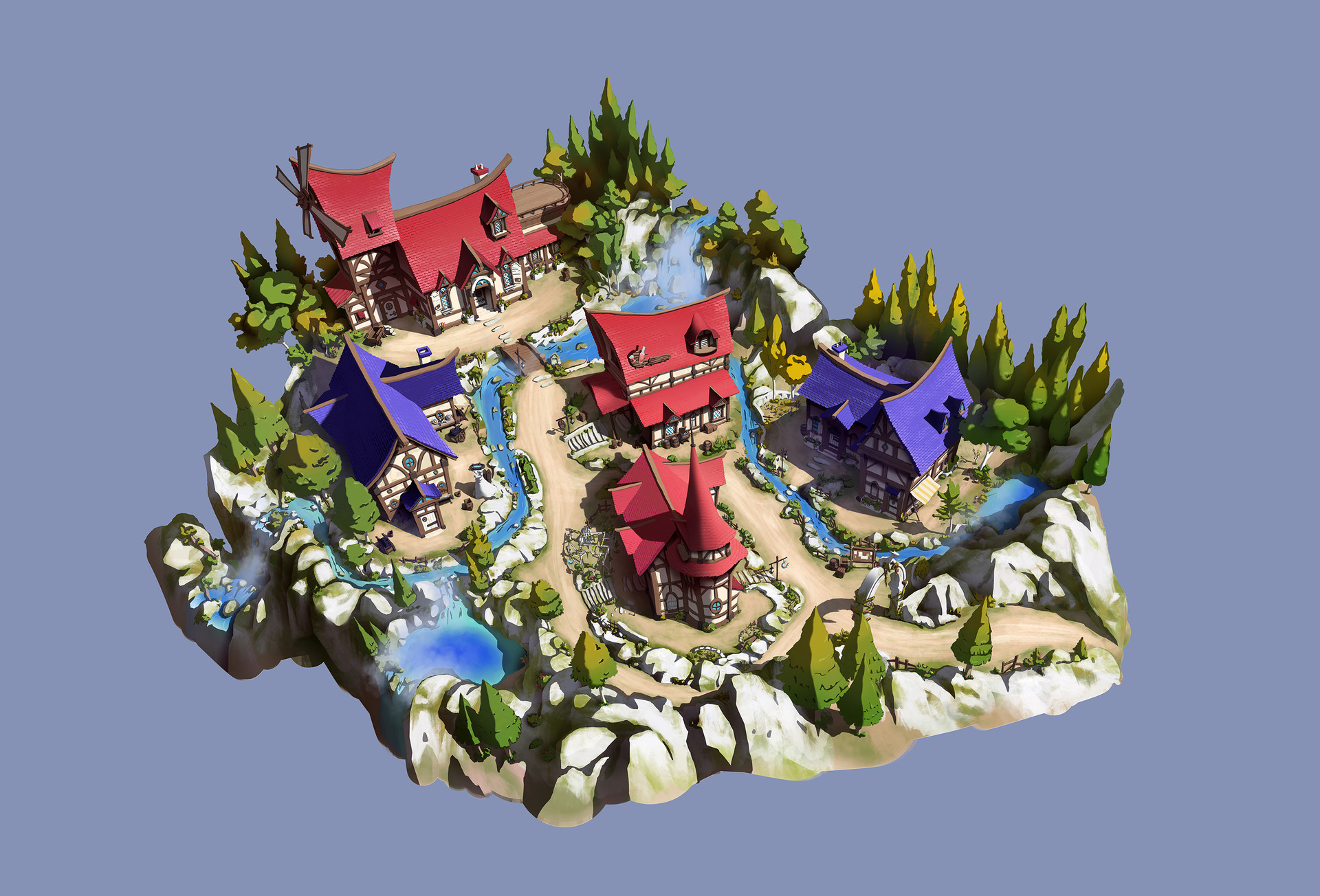 ArtStation - Small village