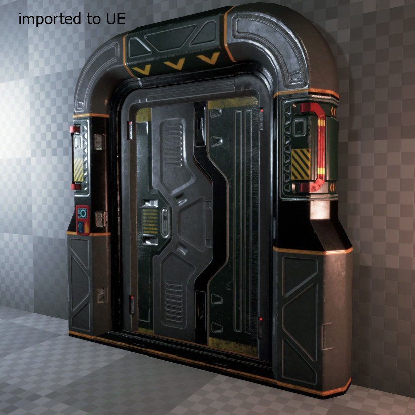 ArtStation - Sci-fi Door