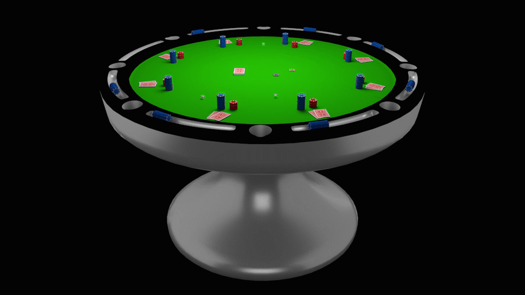 ArtStation - Round 3D Poker table concept