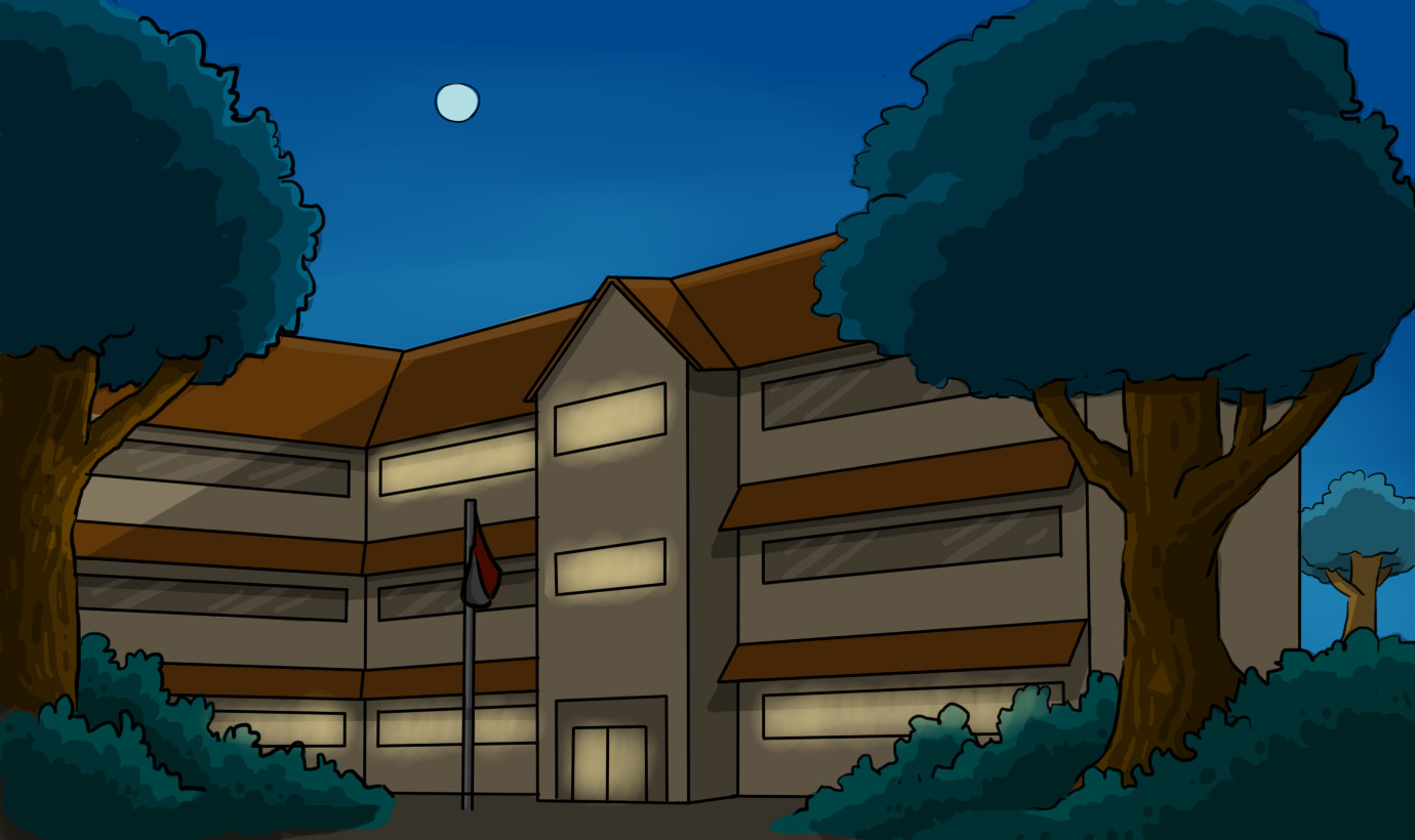 ArtStation - Night at School