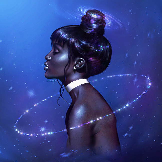 ArtStation - Galactic girl