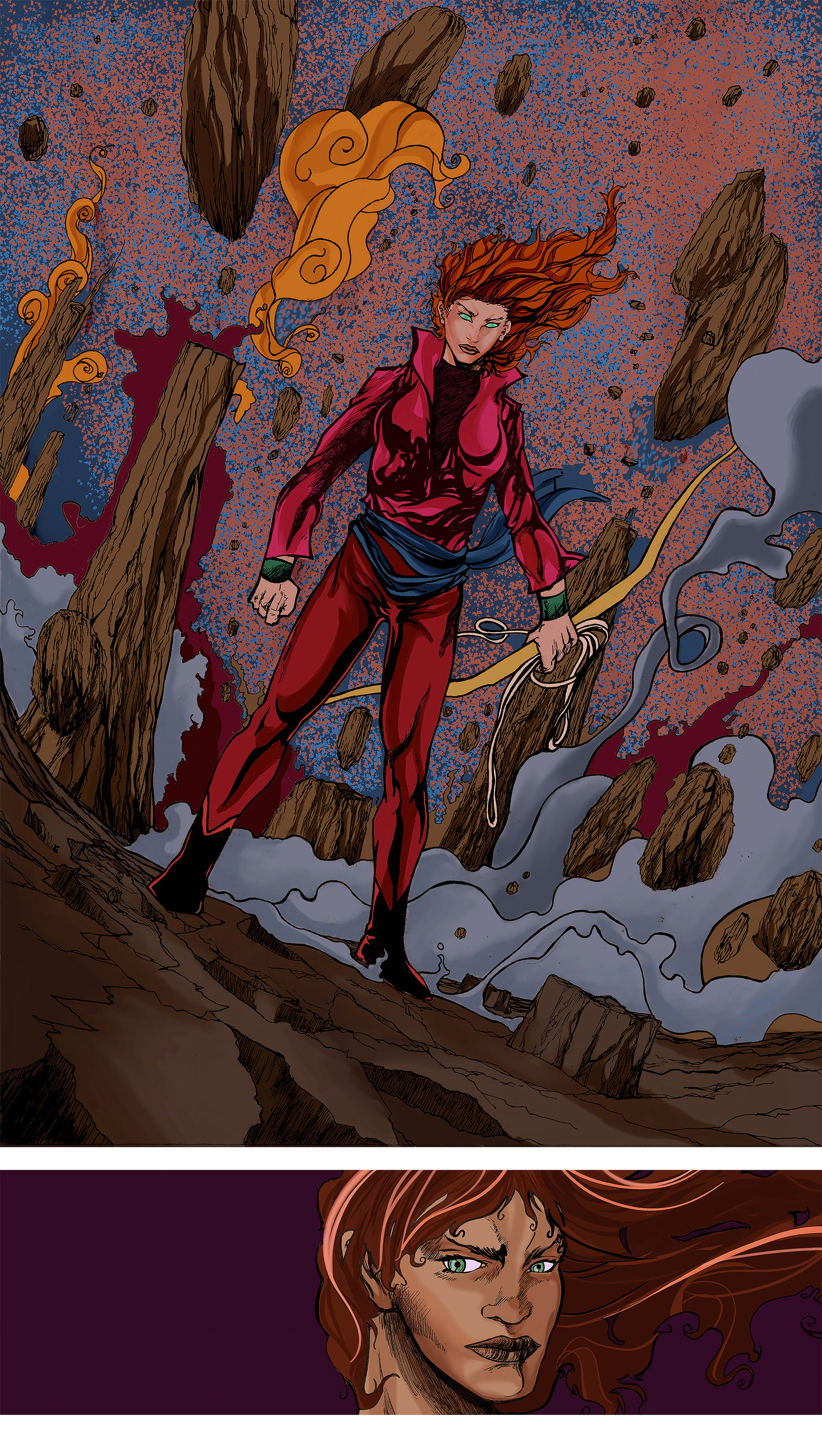 ArtStation - Adeleheid Comic Page