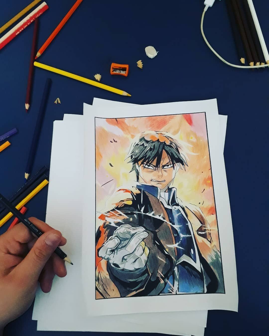 ArtStation - Roy Mustang (Full Metal Alchemist)