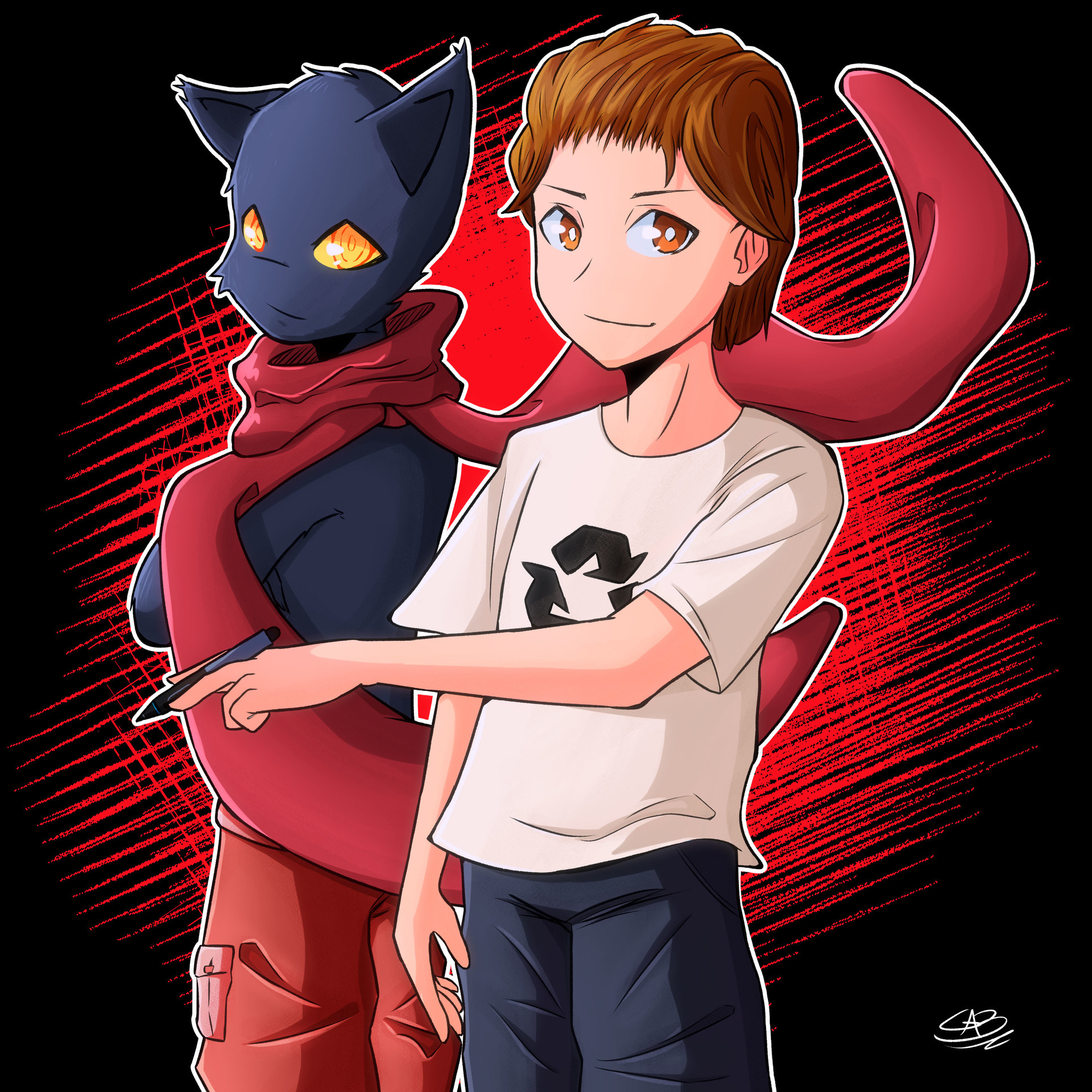 ArtStation - Fanart - Luca Macarini & his original character Deciius