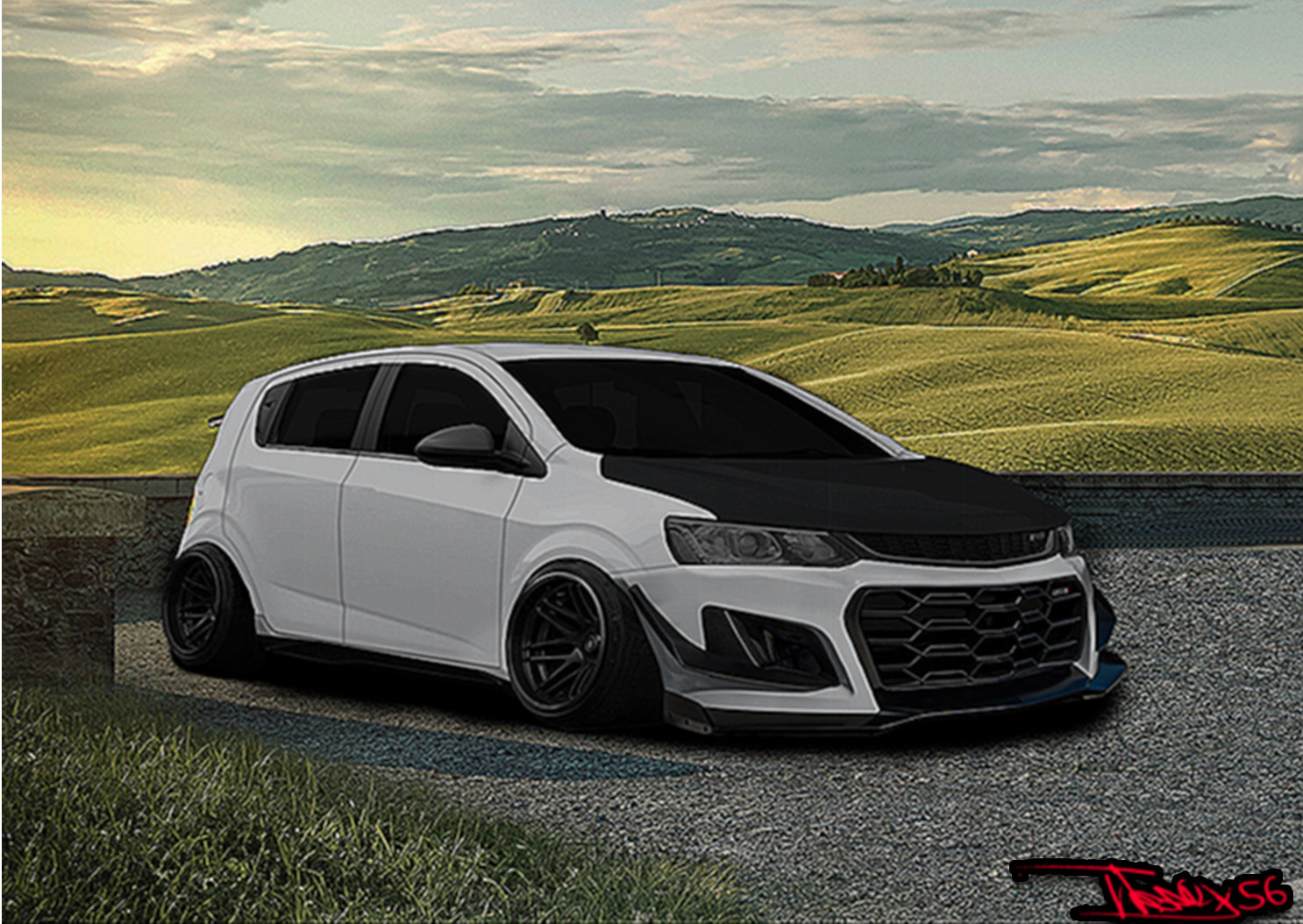 ArtStation - Chevrolet sonic virtual tuning