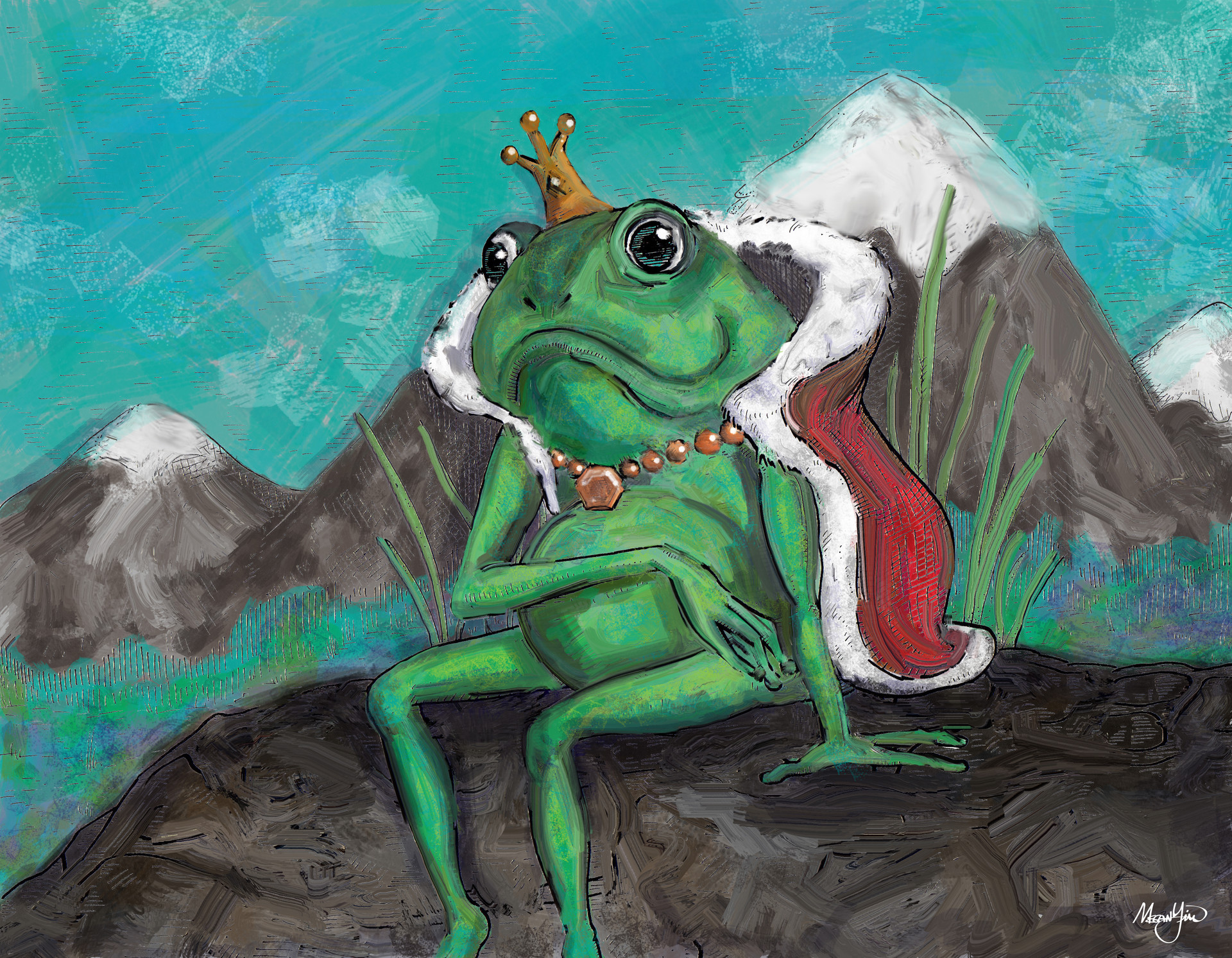 ArtStation - The Frog King