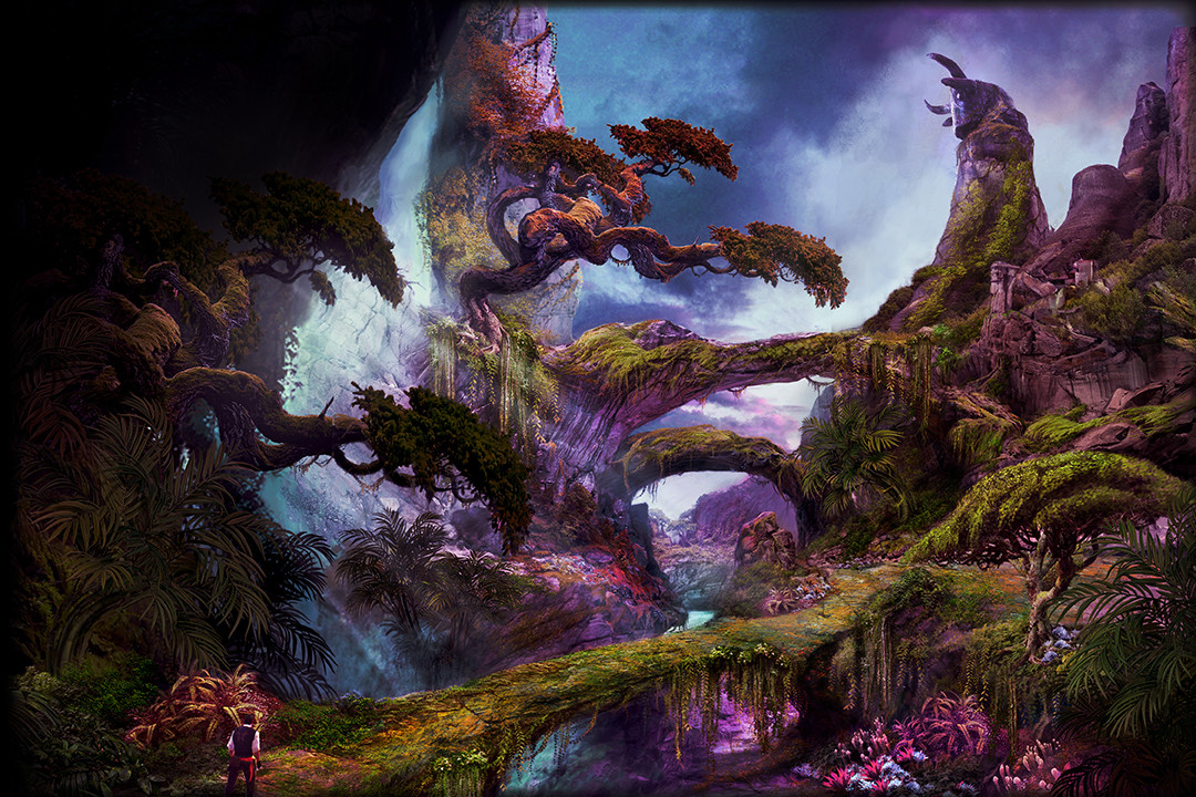 ArtStation - Lush Alien Canyon