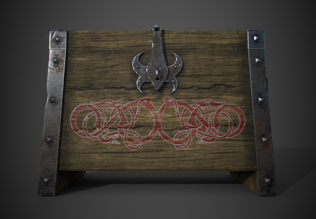 Si Rogers - Viking chest