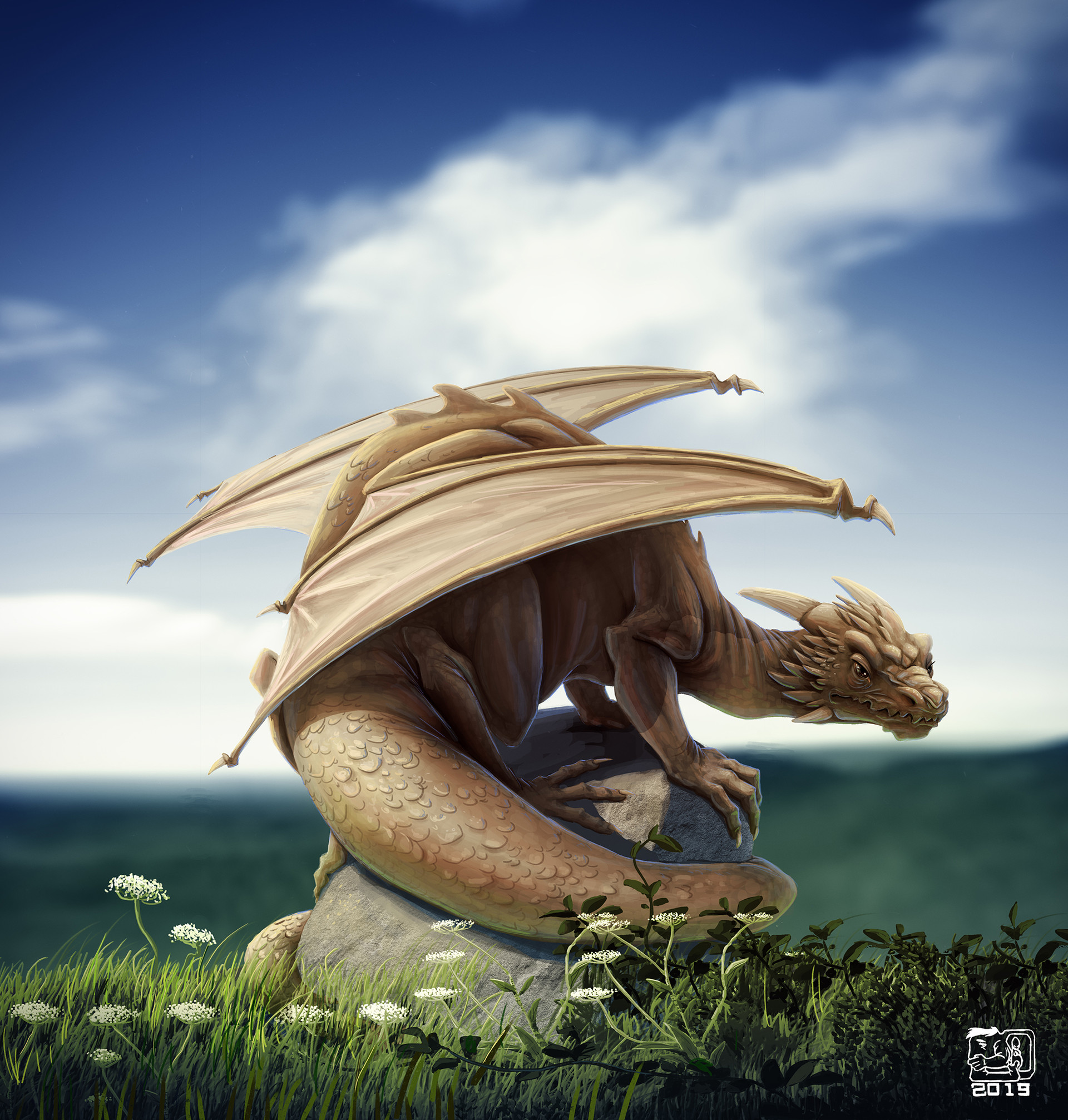 ArtStation - The Dragon Stone