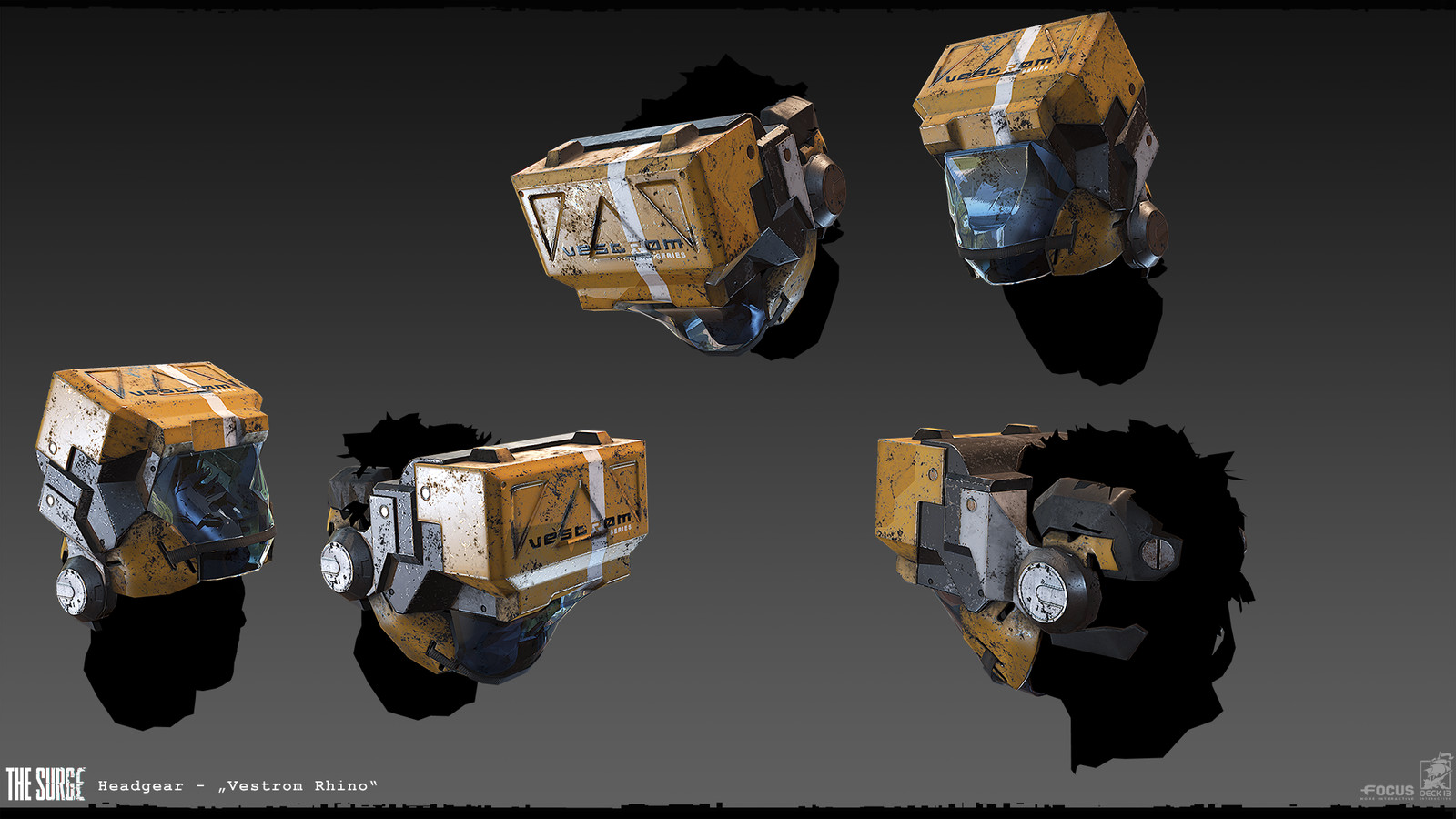 Stefan Hamann - The Surge - Helmets