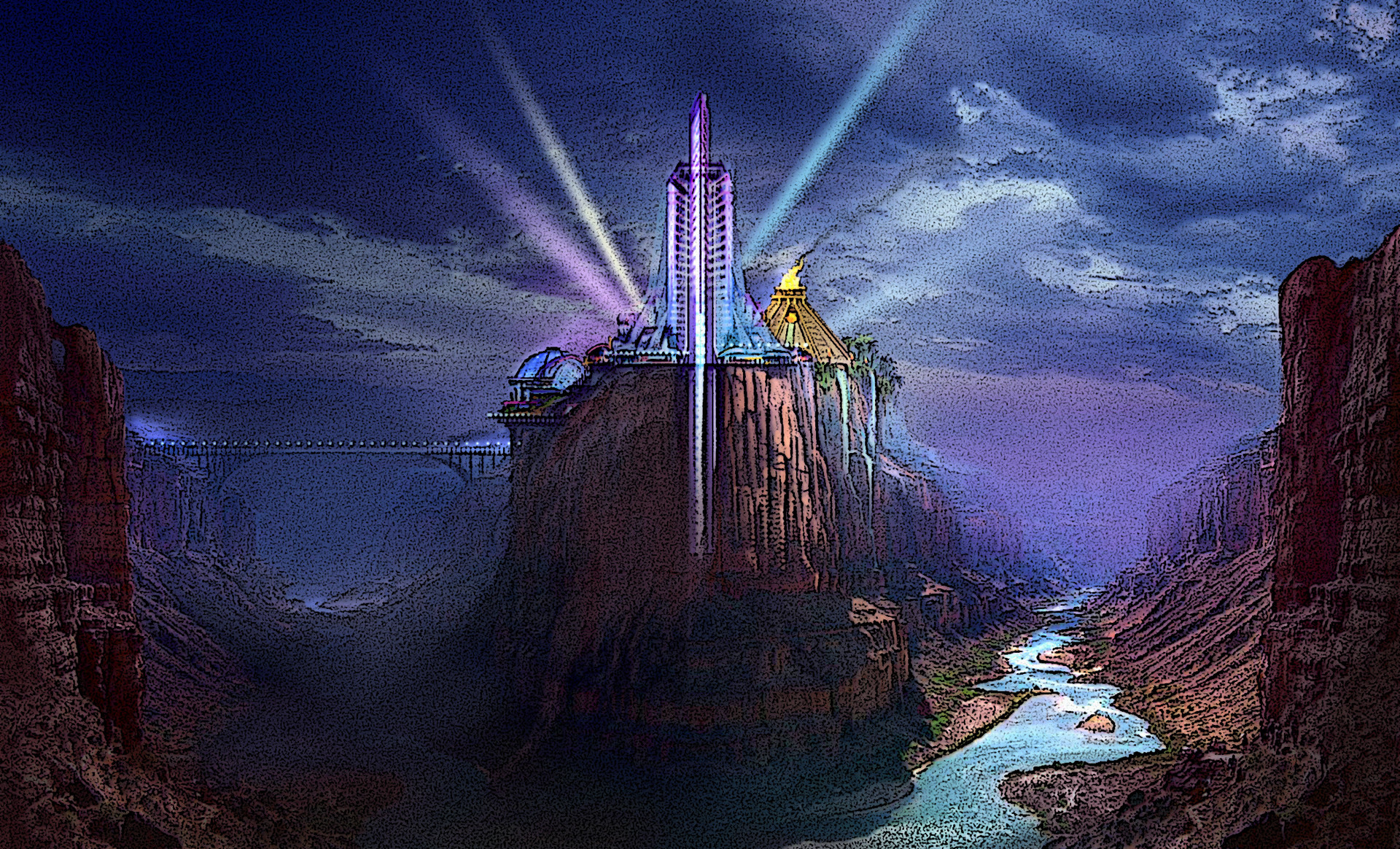 Fran Gaulin - Fortune City concept