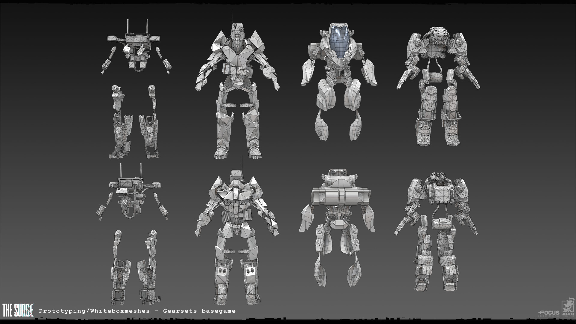 Stefan Hamann - The Surge - Character Prototypes/Whiteboxes