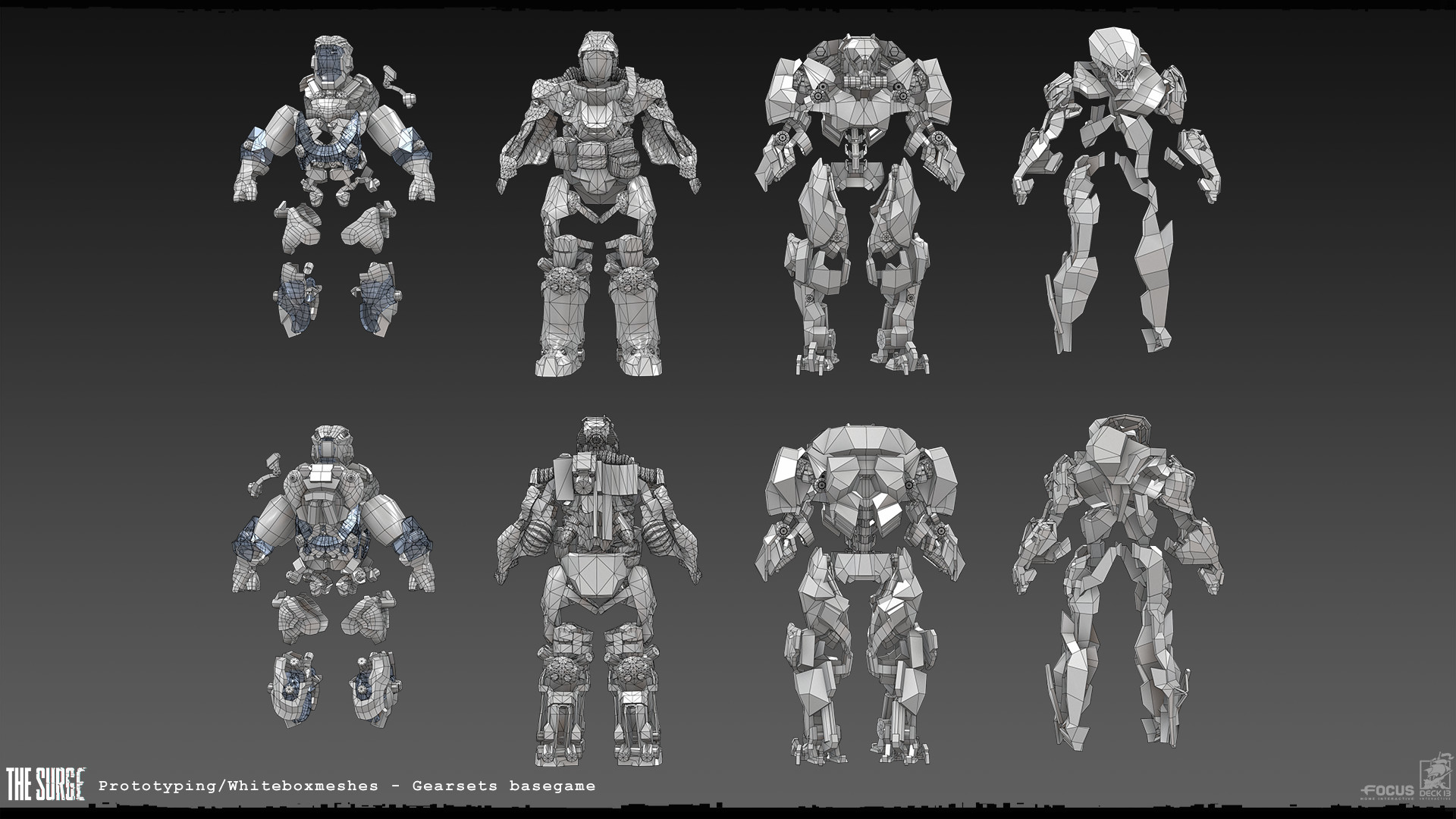 Stefan Hamann - The Surge - Character Prototypes/Whiteboxes