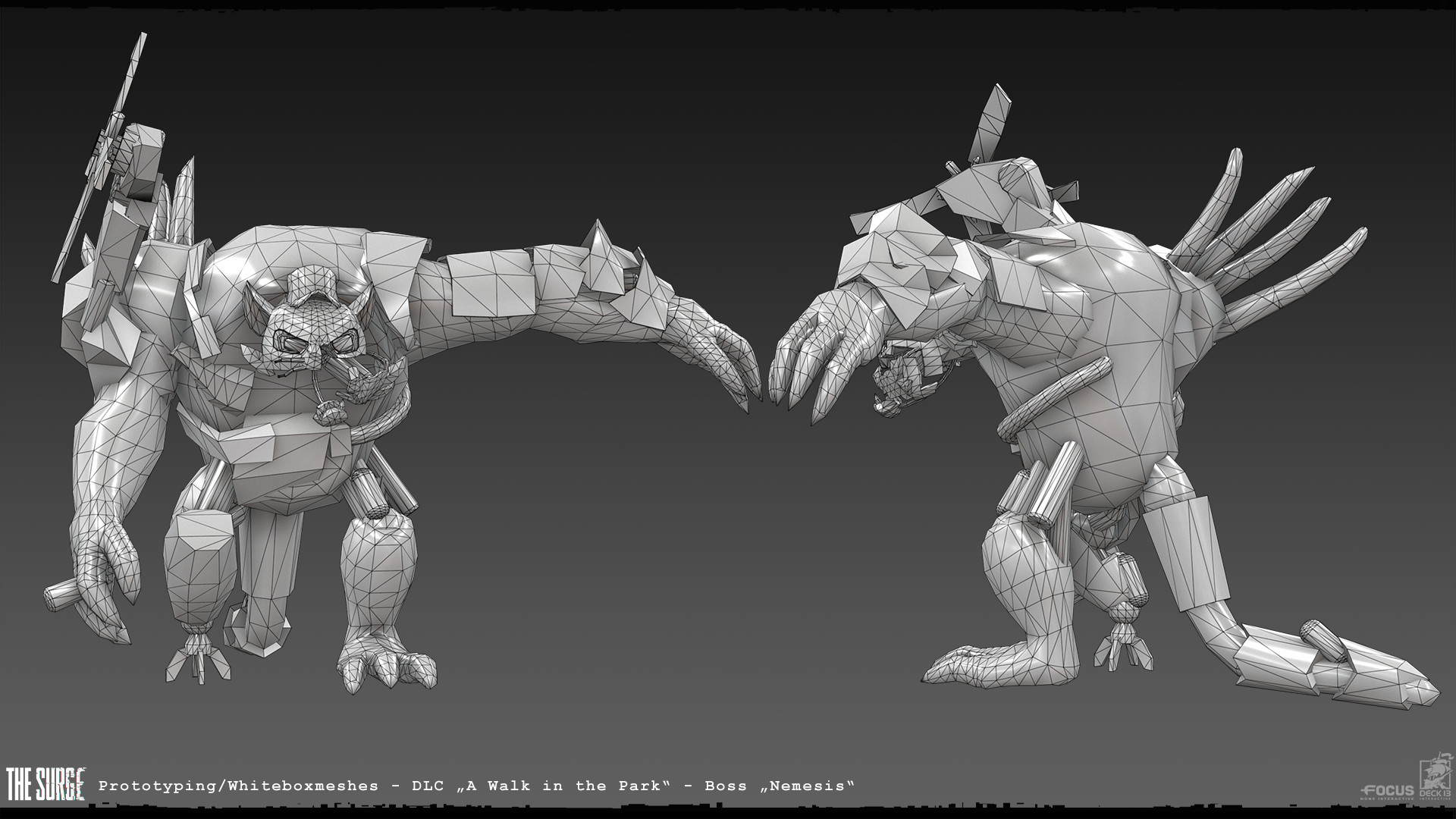 Stefan Hamann - The Surge - Character Prototypes/Whiteboxes