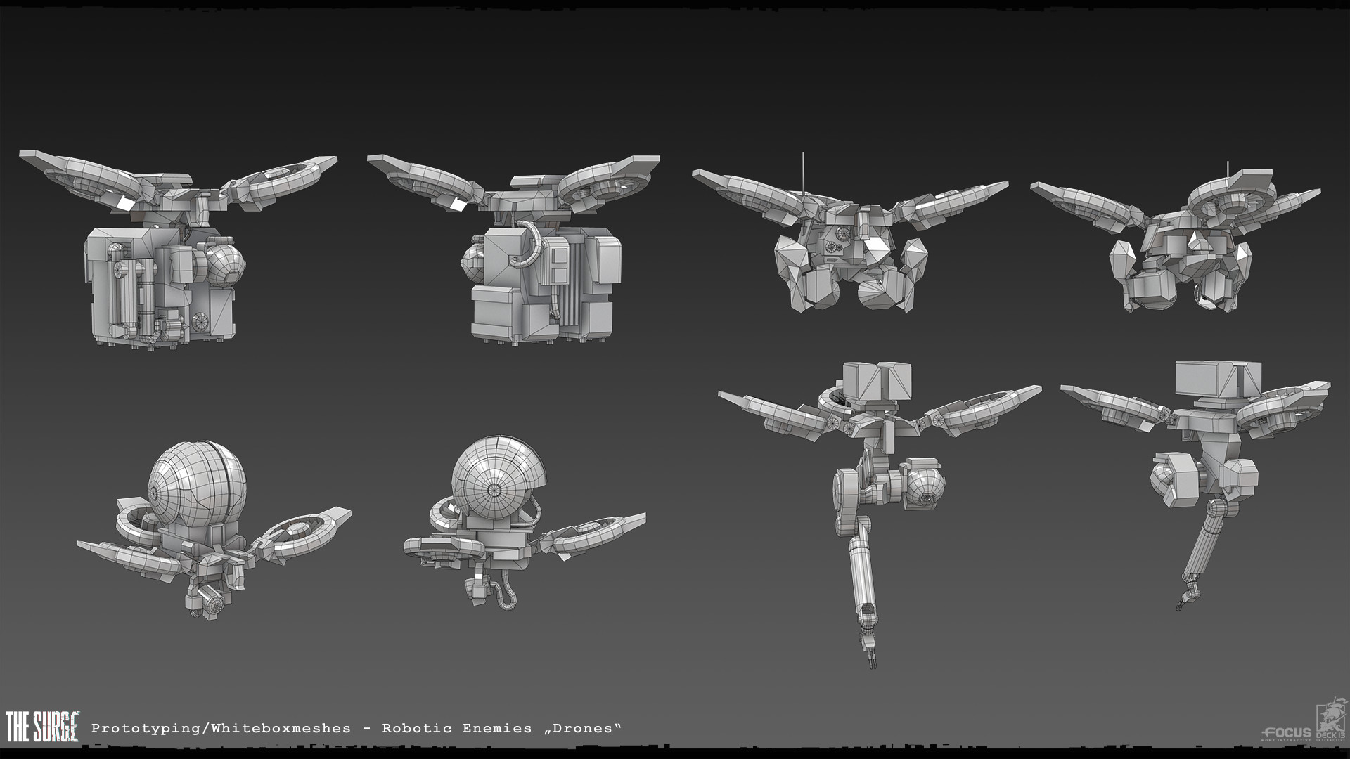 Stefan Hamann - The Surge - Character Prototypes/Whiteboxes