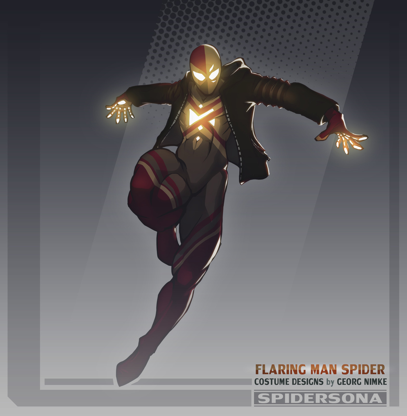 Georg Nimke - Flaring Man Spider | Spidersona Design
