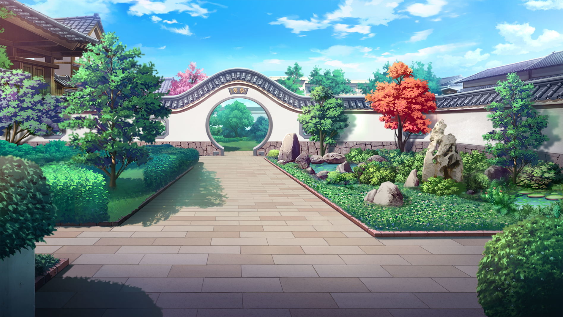 ArtStation - Environment-Chinese Yard