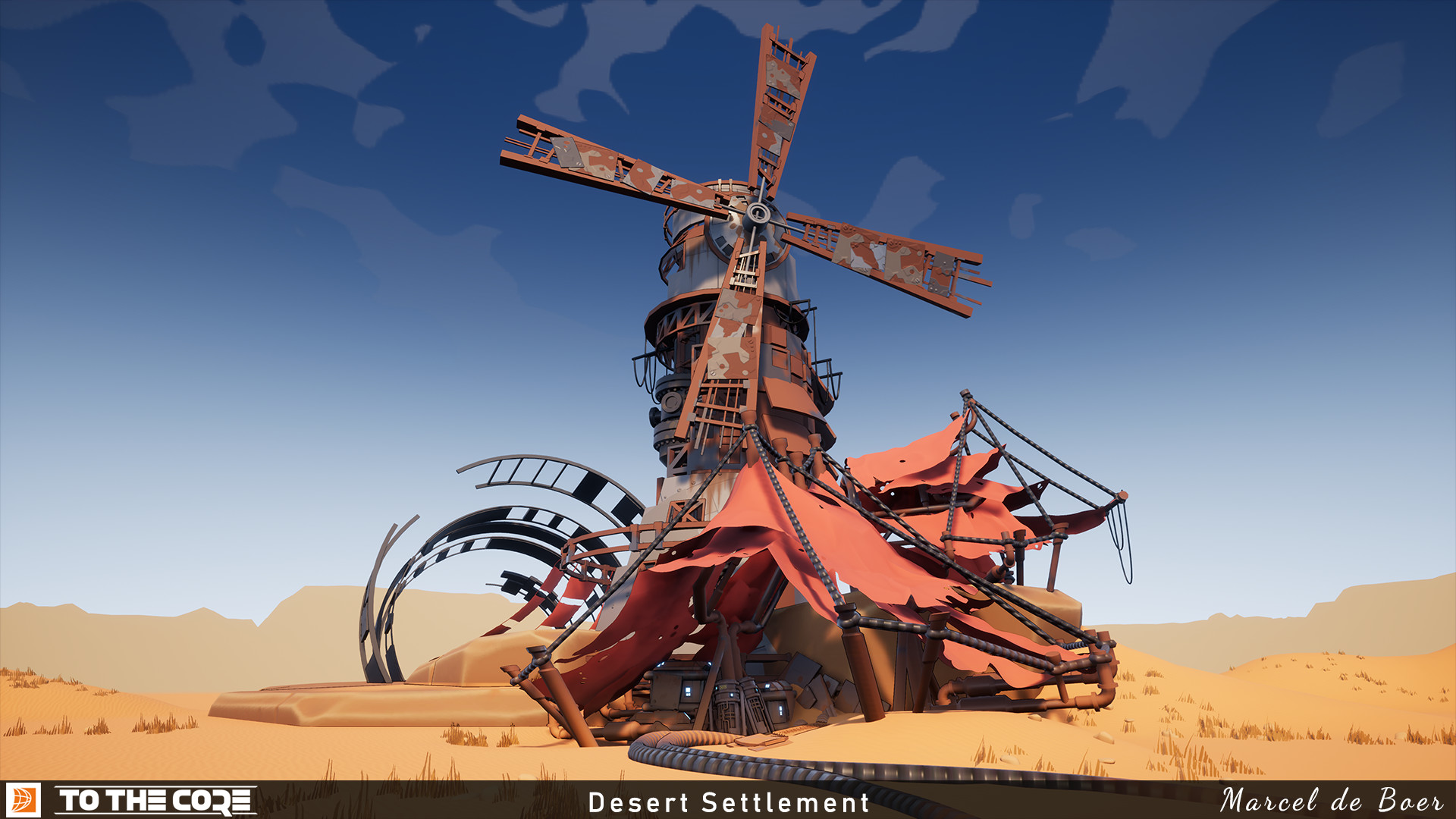 Marcel De Boer - To The Core Environment Art