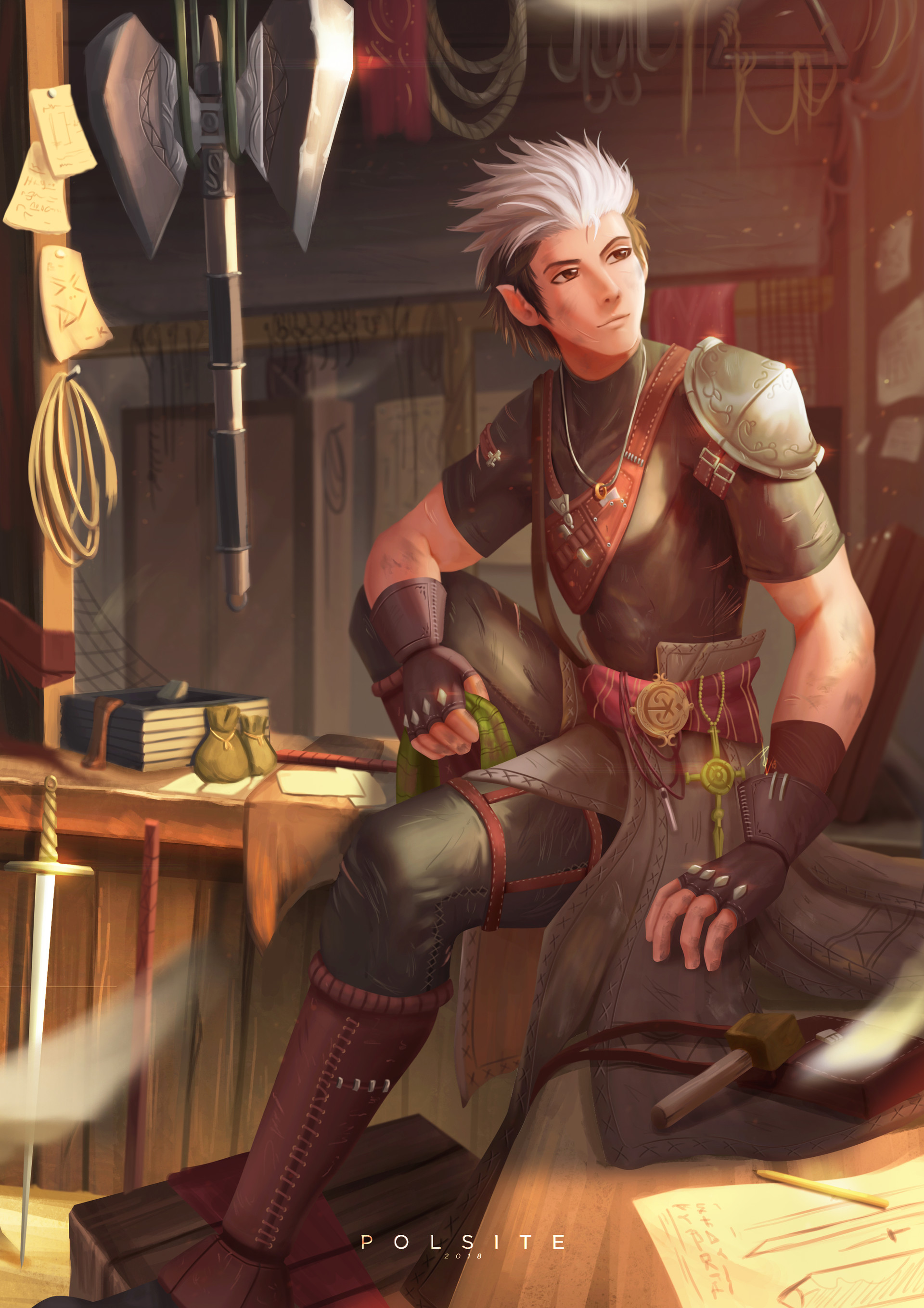 ArtStation - Weaponsmith Finn [Quiescent] Reworked