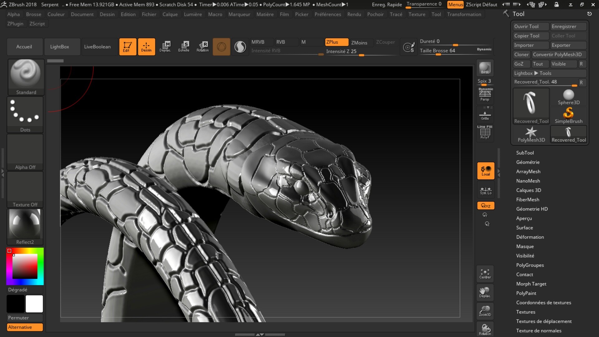 ArtStation - Snake Ring