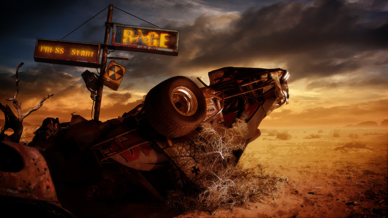 ArtStation - RAGE: UI concept, Press-Start