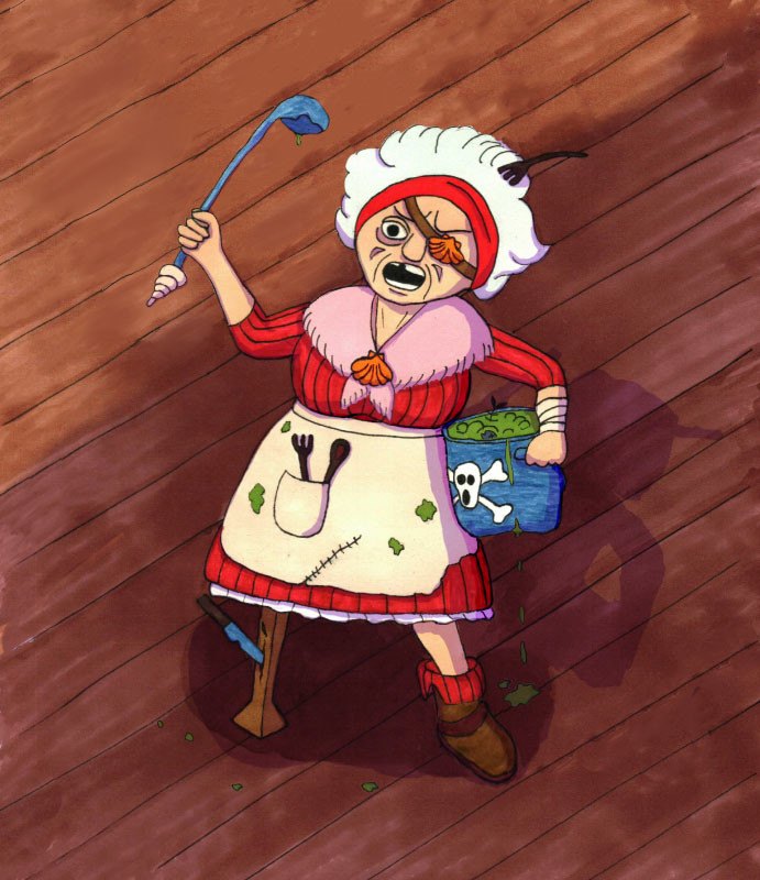 Pirate Cook Cartoon