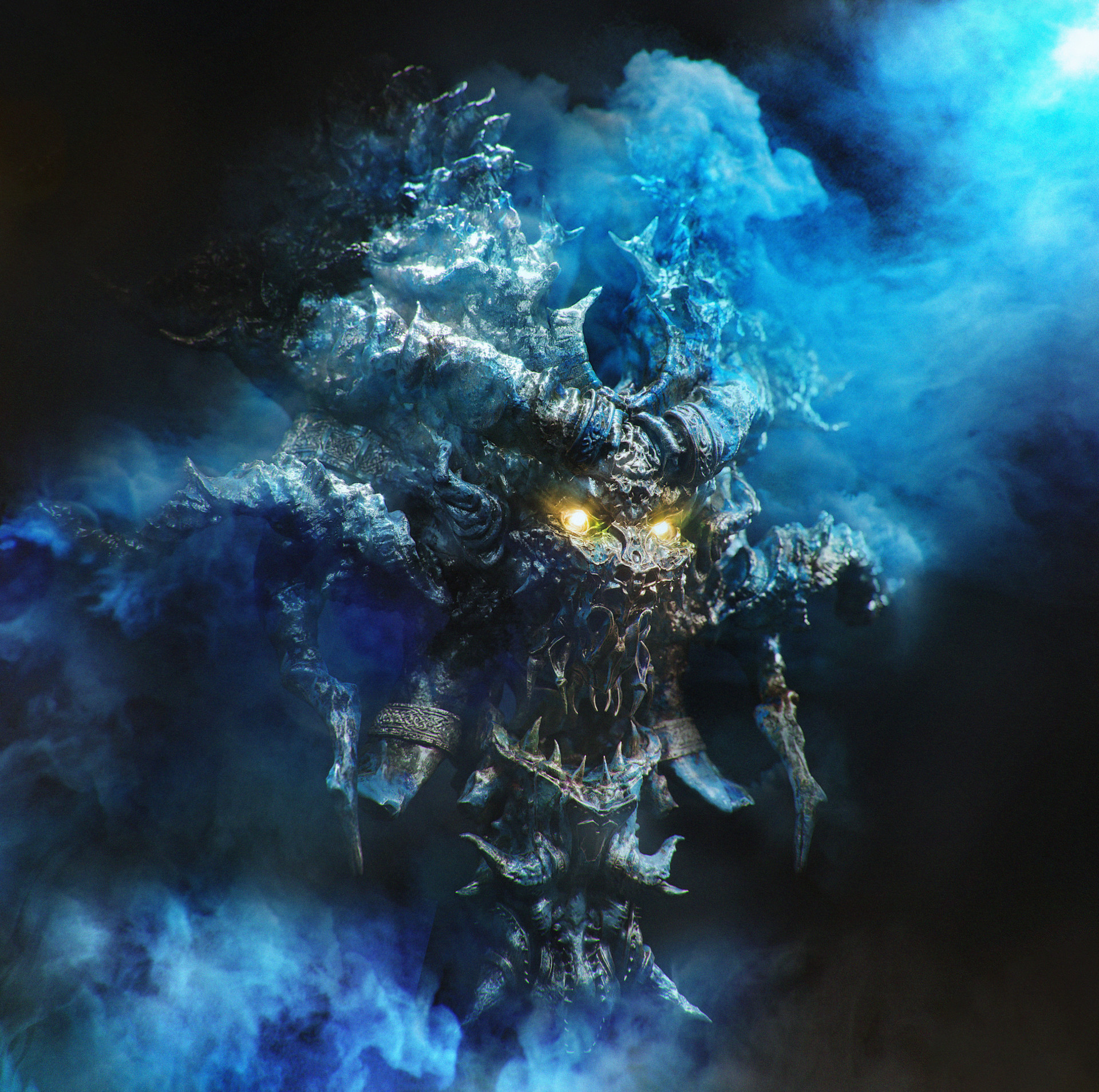 ArtStation - demon head artifact