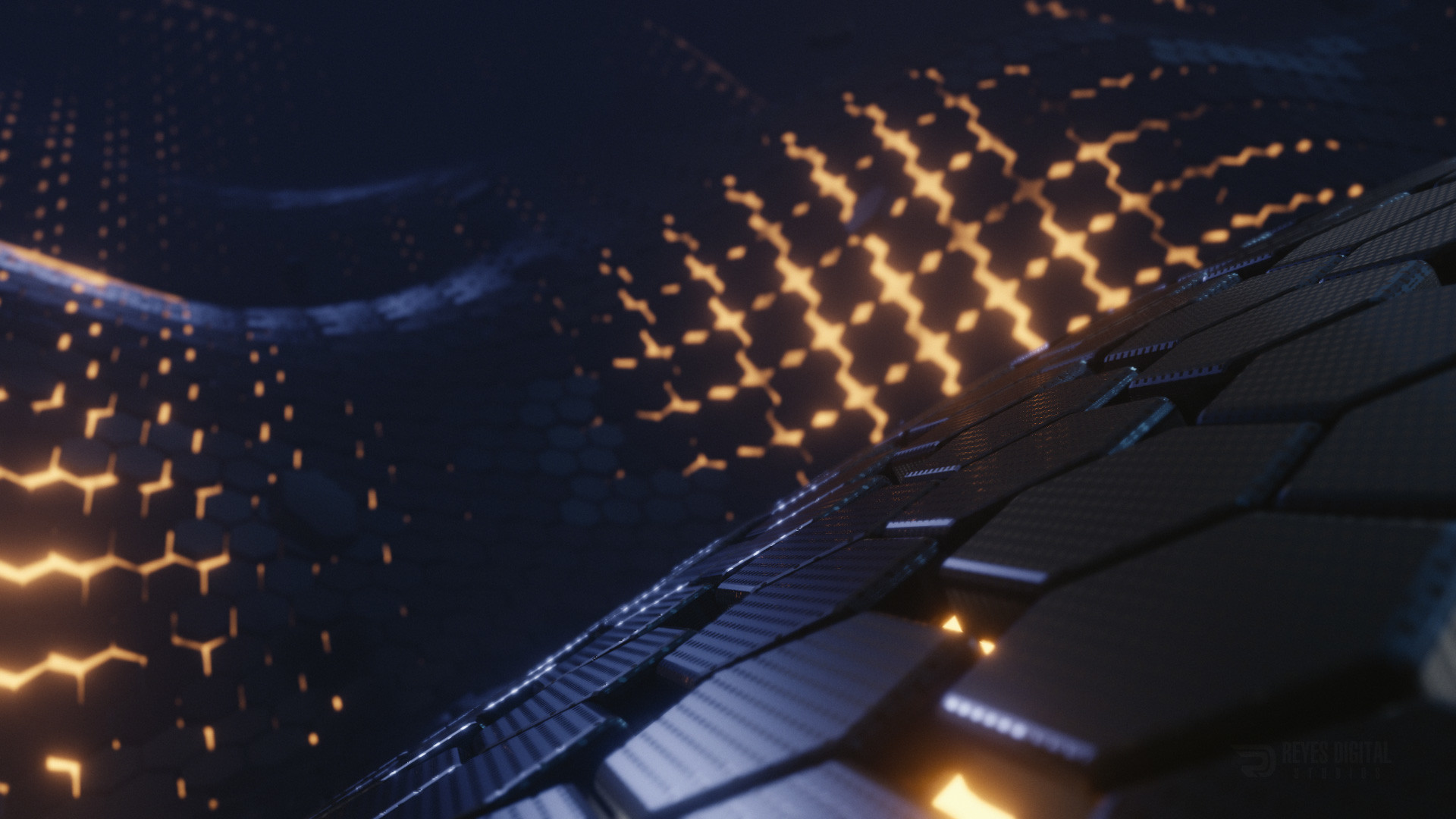 ArtStation - Campo de Hexágonos / Hexagons Field