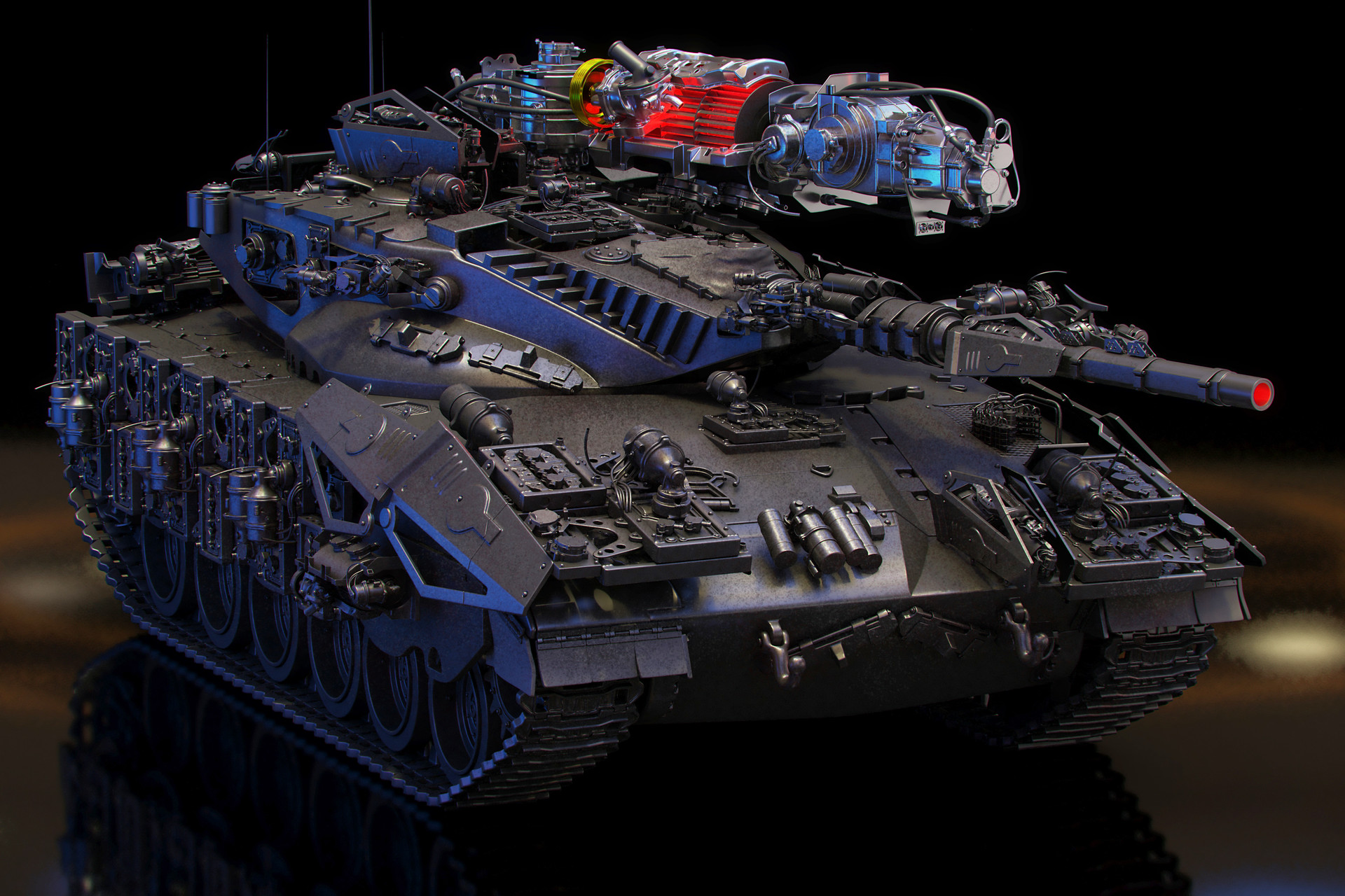 ArtStation - Black tank