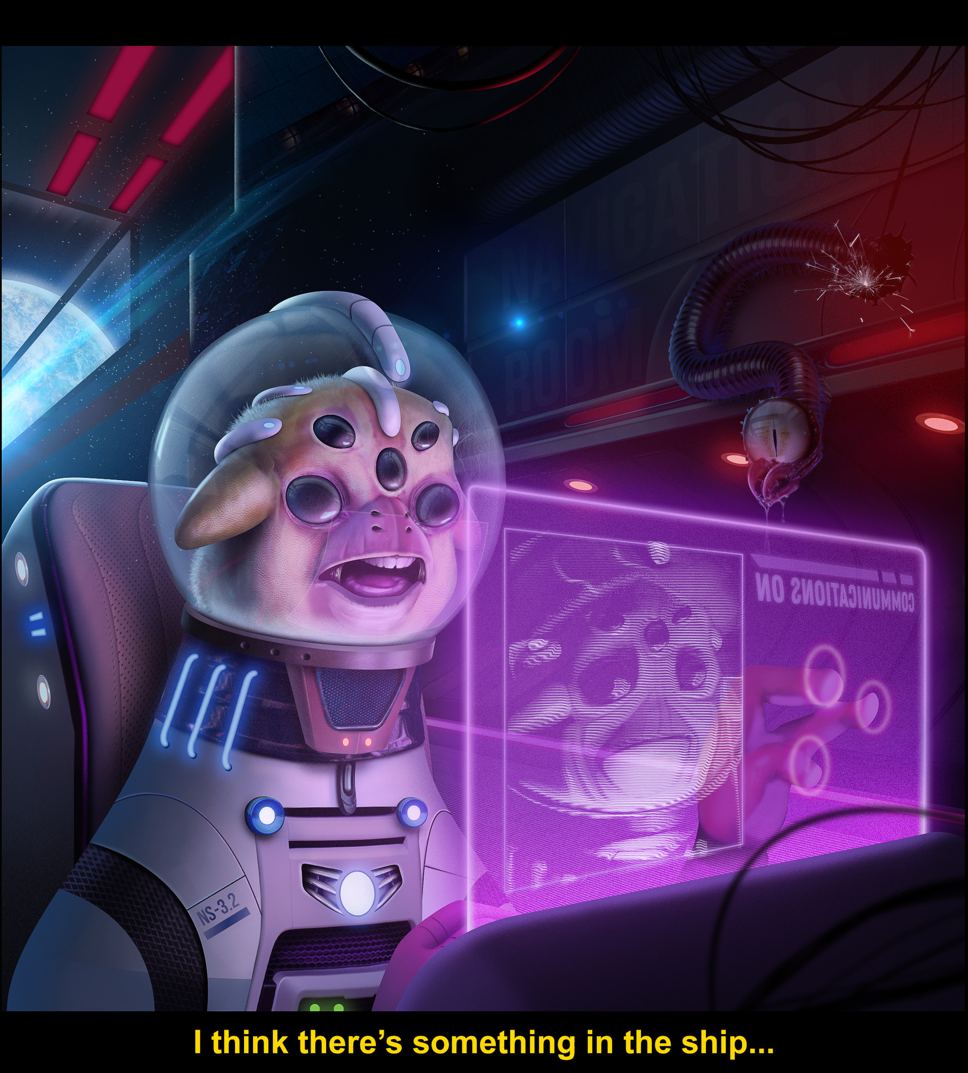 ArtStation - Space terror