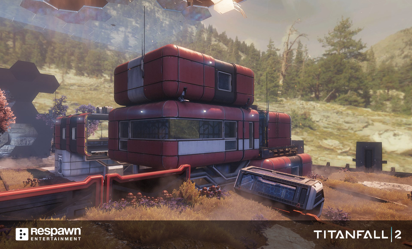 Lewis Walden - TITANFALL 2 EARLY BUILDING CONCEPT/DESIGN