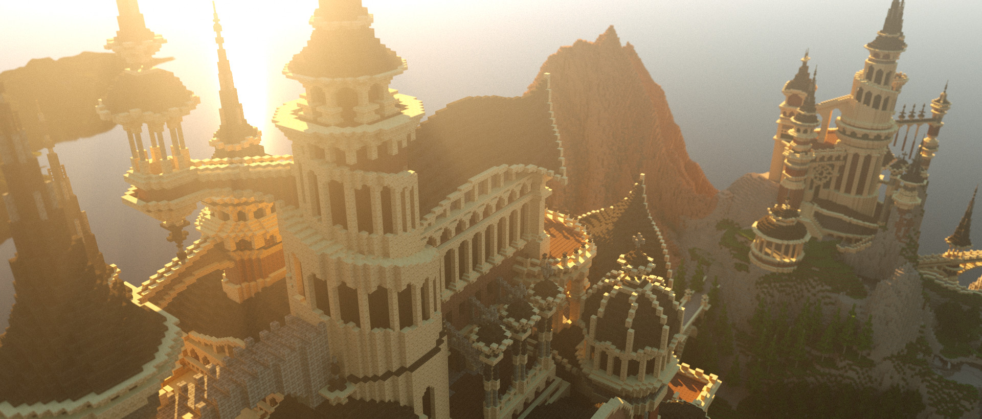 Minecraft Gold Castle