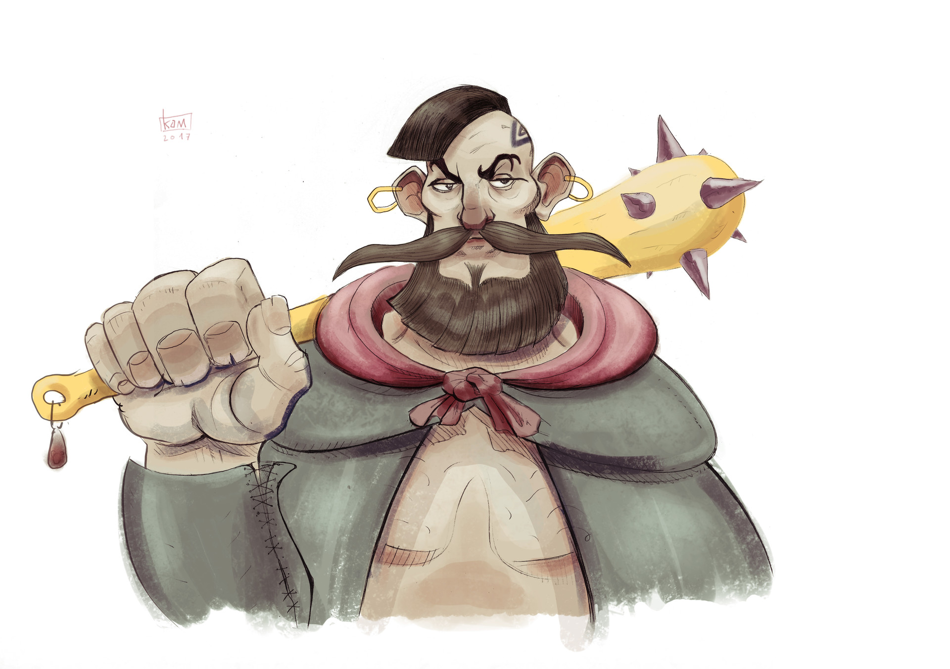 ArtStation - Savage man