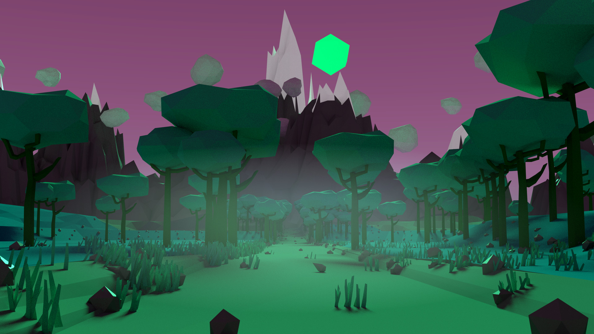 ArtStation - Low Poly Landscape