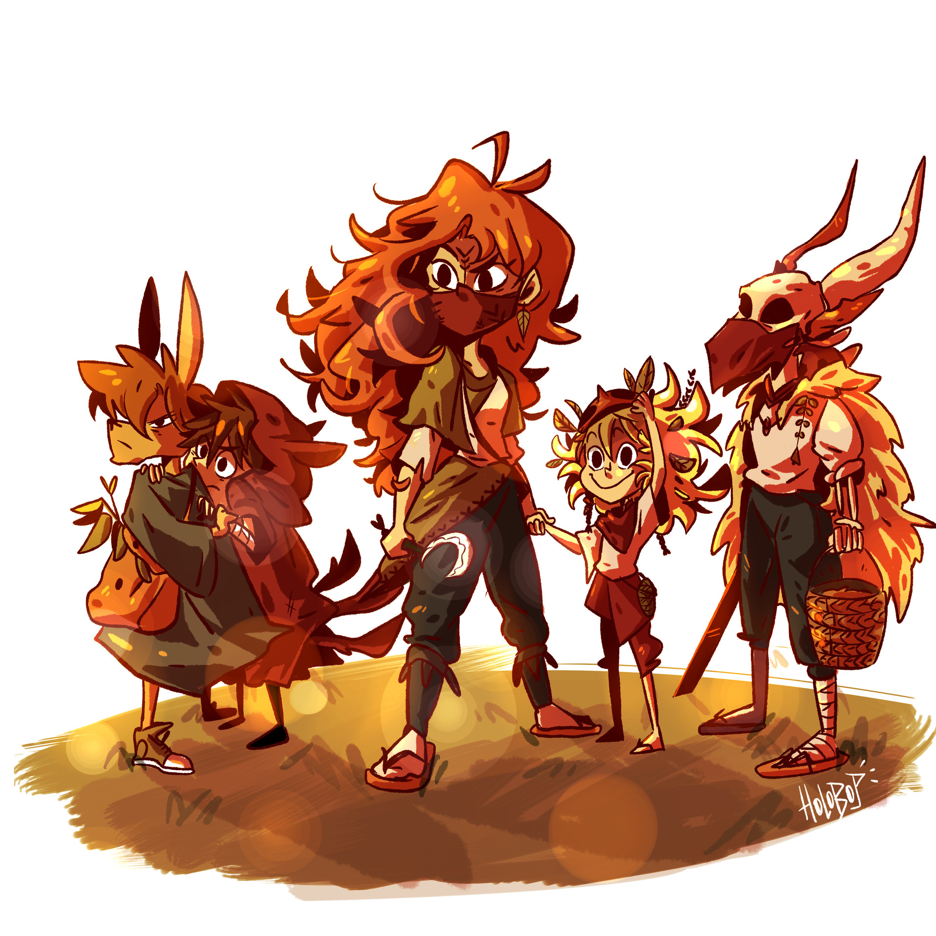 ArtStation - Forest Folk