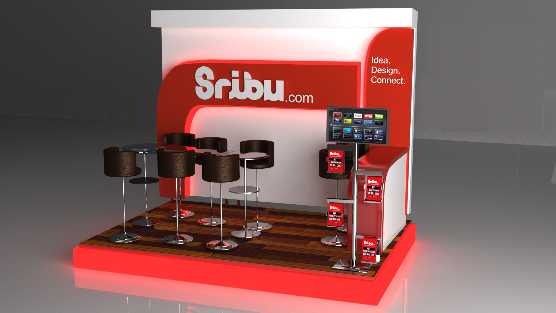 ArtStation - 3D Booth Design Concept