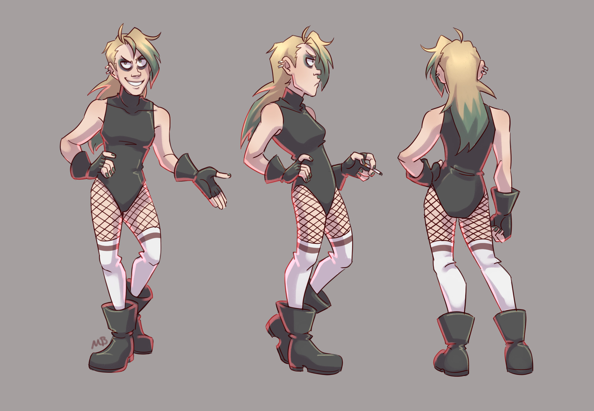 ArtStation - Character Design - Nameless Punk