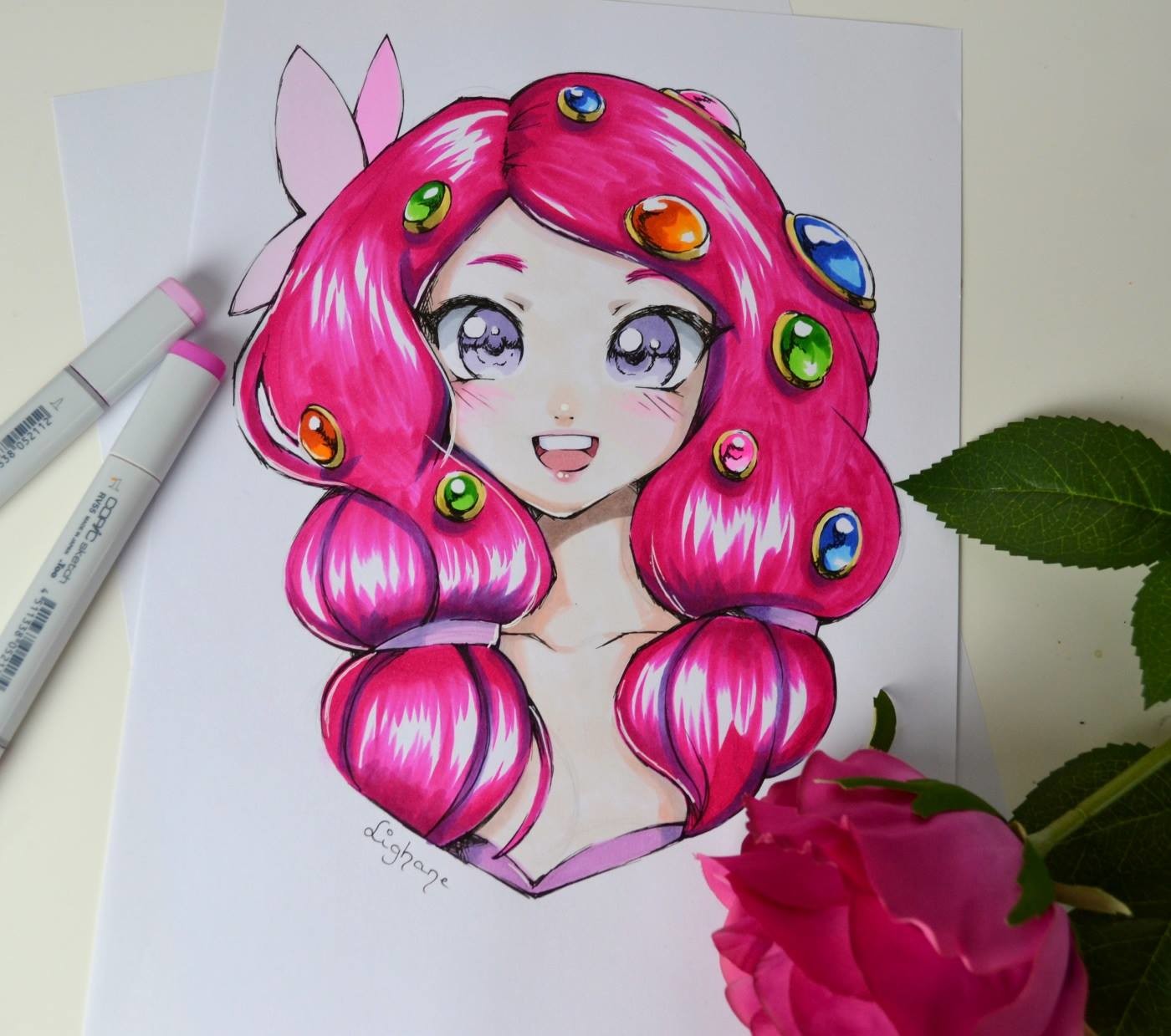 ArtStation - Mia / Mia and Me / Copic Marker